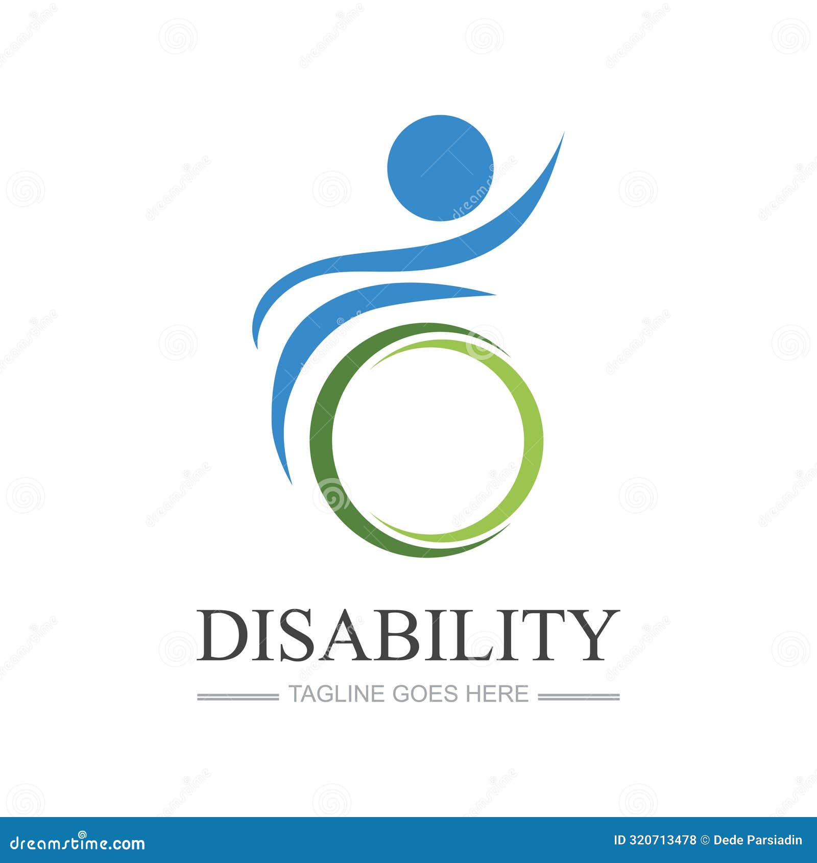 Disability Logo Vector Illustration Design Template Stock Vector ...