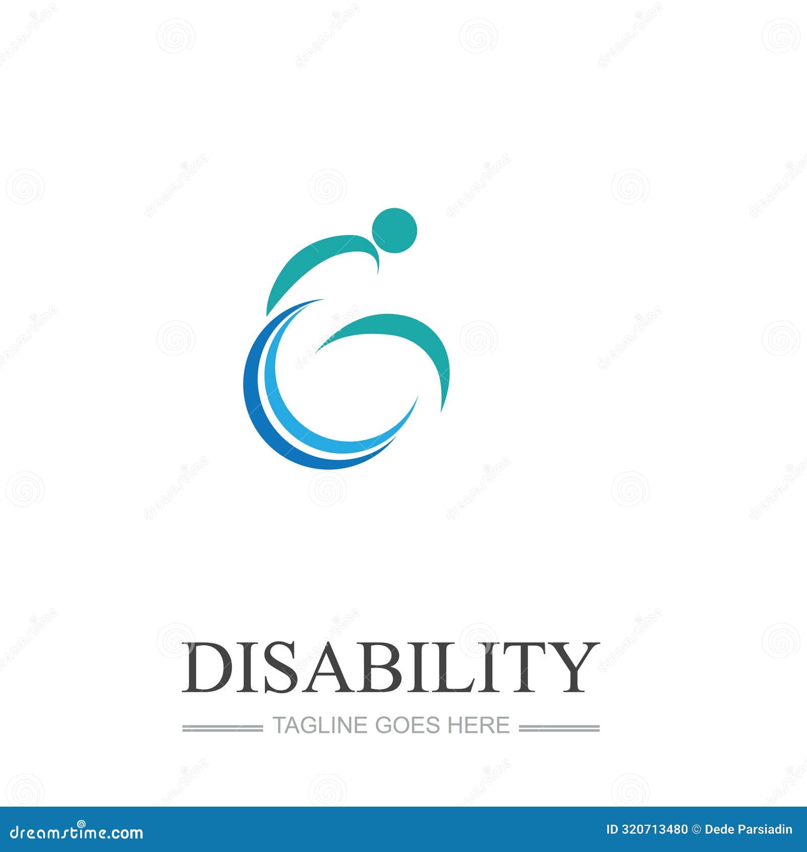 Disability Logo Vector Illustration Design Template Stock Vector ...