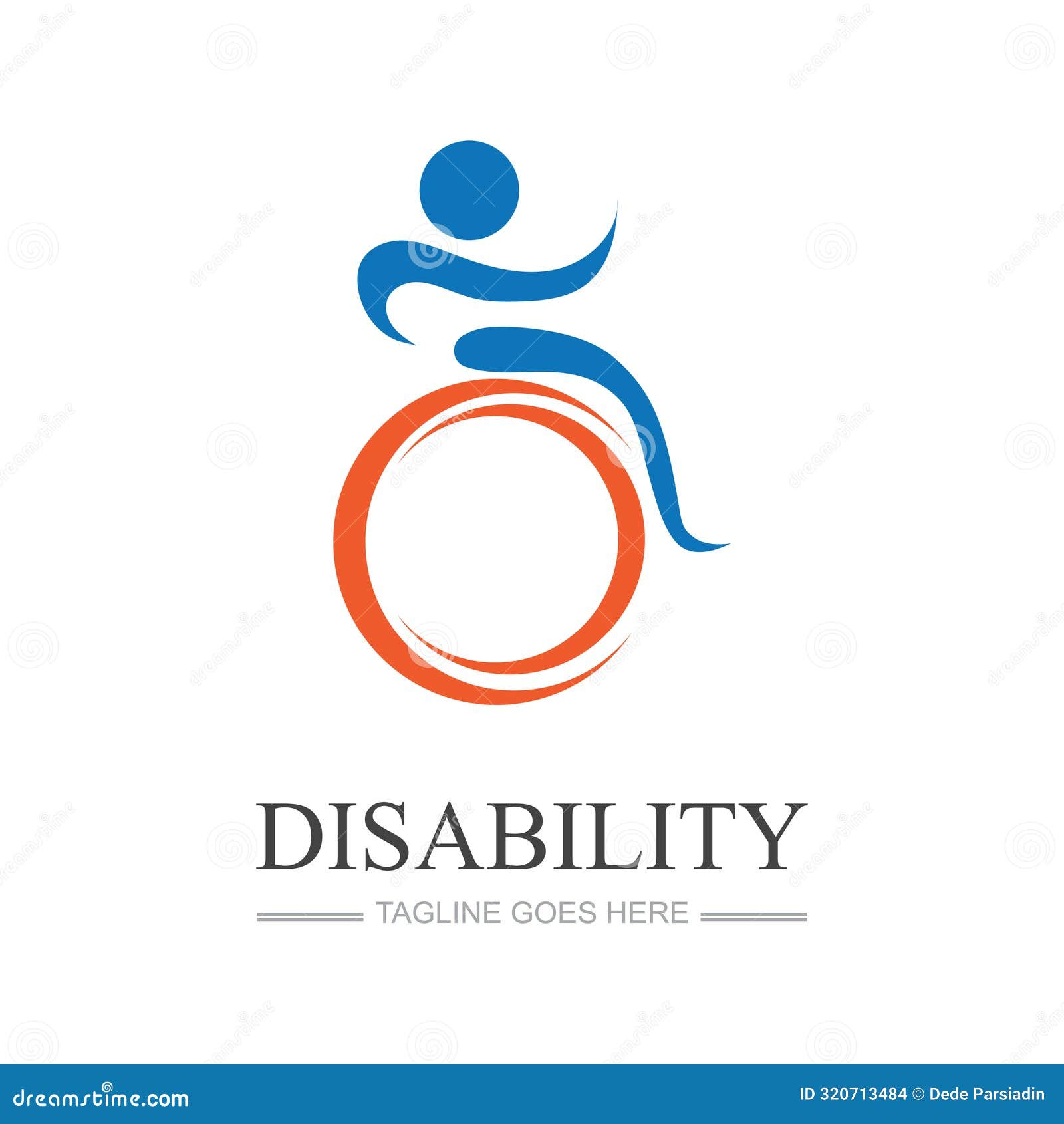 Disability Logo Vector Illustration Design Template Stock Vector ...