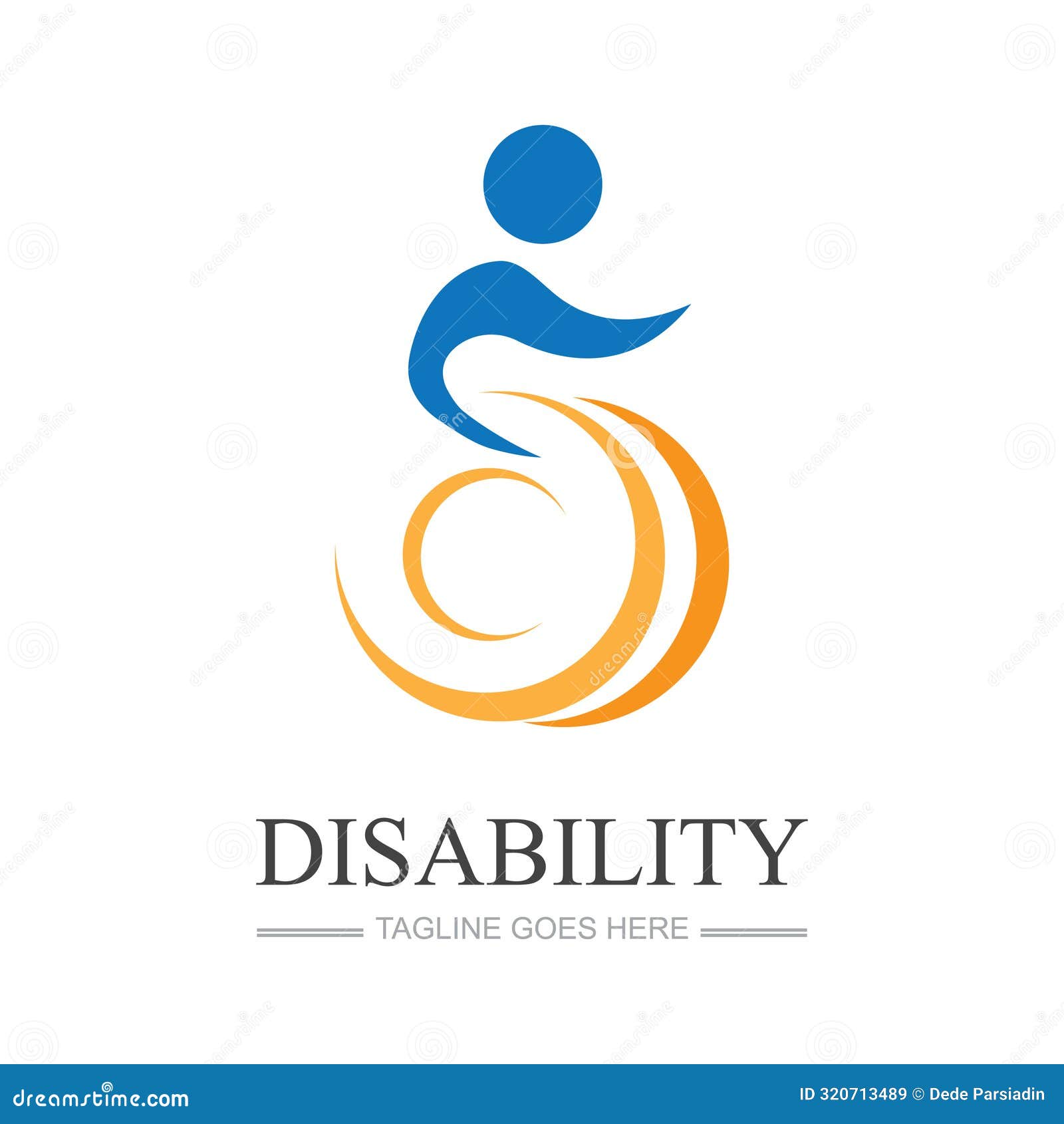 Disability Logo Vector Illustration Design Template Stock Vector ...
