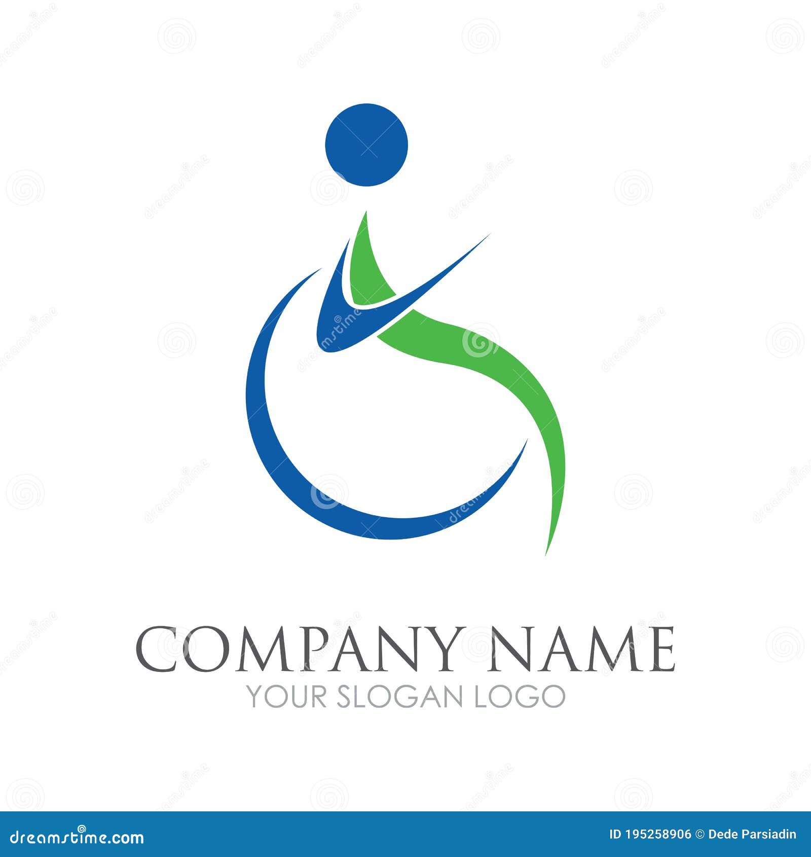 Disability Logo Vector Illustration Design Template - Vector Stock ...