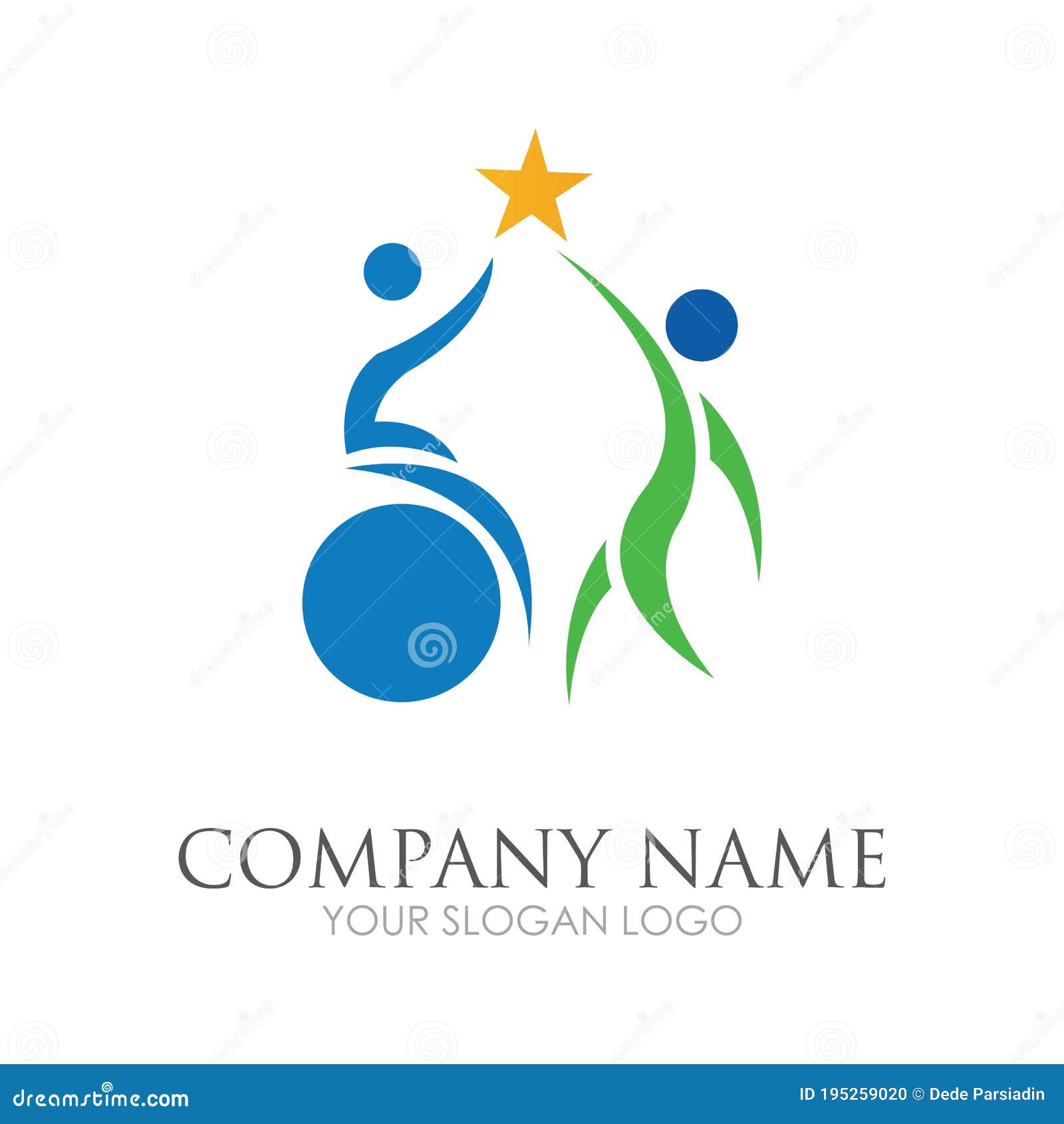 Disability Logo Vector Illustration Design Template - Vector ...