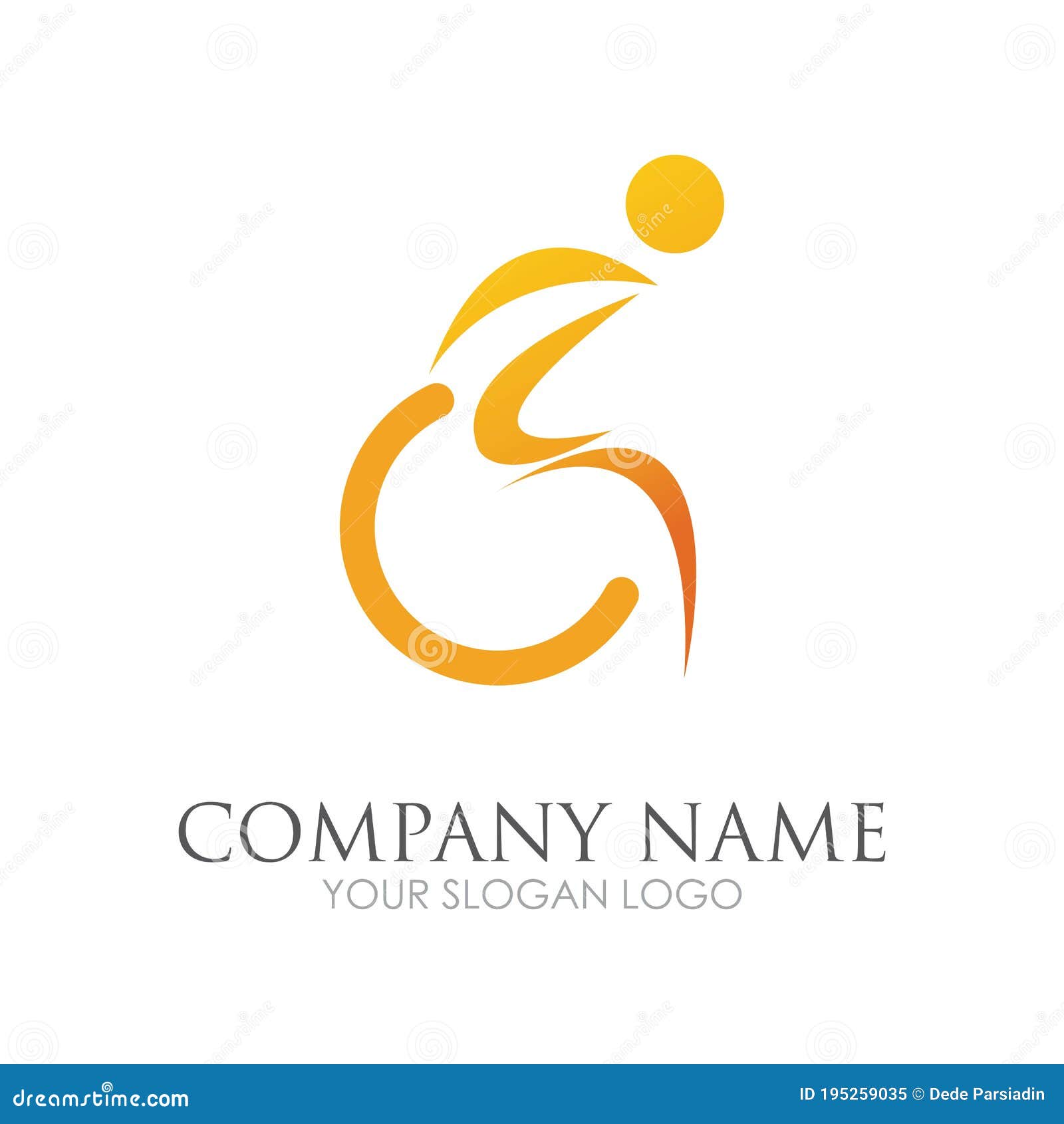 Disability Logo Vector Illustration Design Template - Vector Stock ...