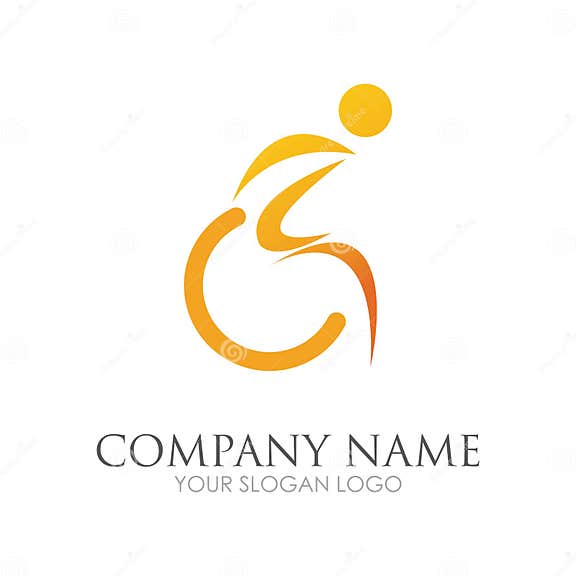 Disability Logo Vector Illustration Design Template - Vector Stock ...