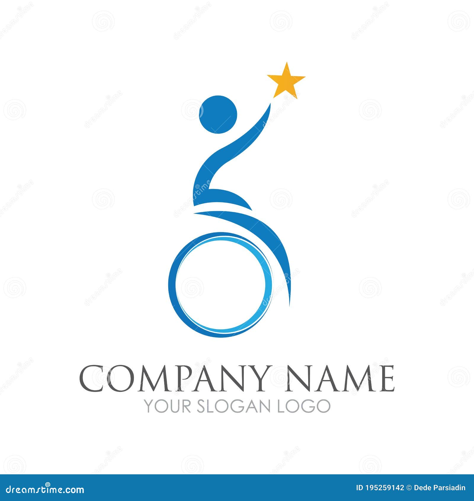 Disability Logo Vector Illustration Design Template - Vector Stock ...