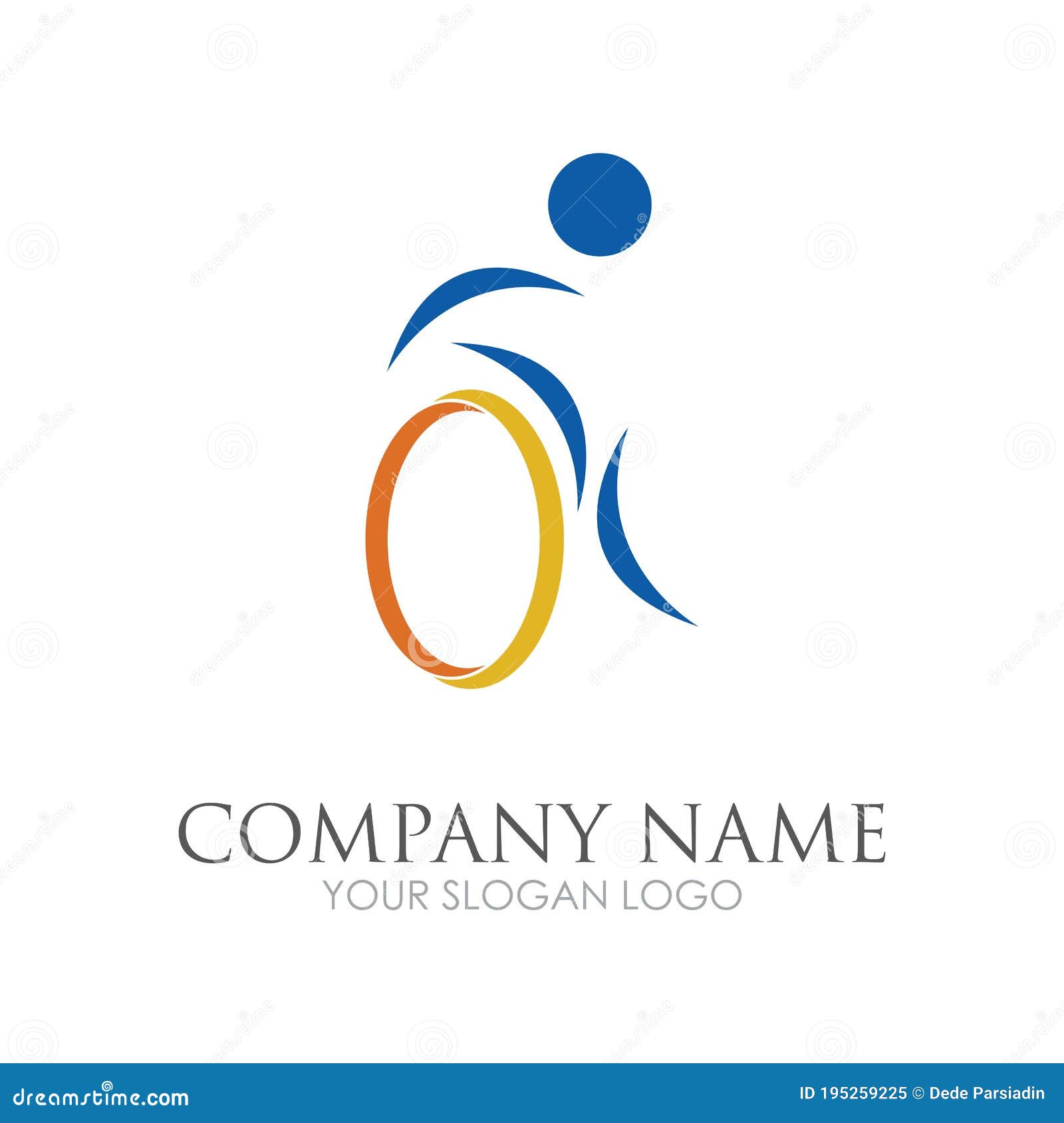 Disability Logo Vector Illustration Design Template - Vector Stock ...