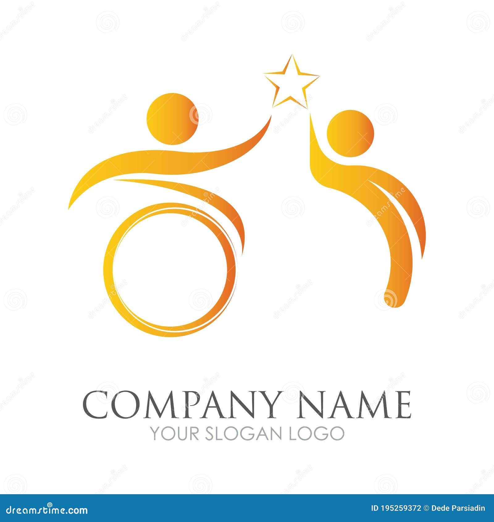 Disability Logo Vector Illustration Design Template - Vector Stock ...