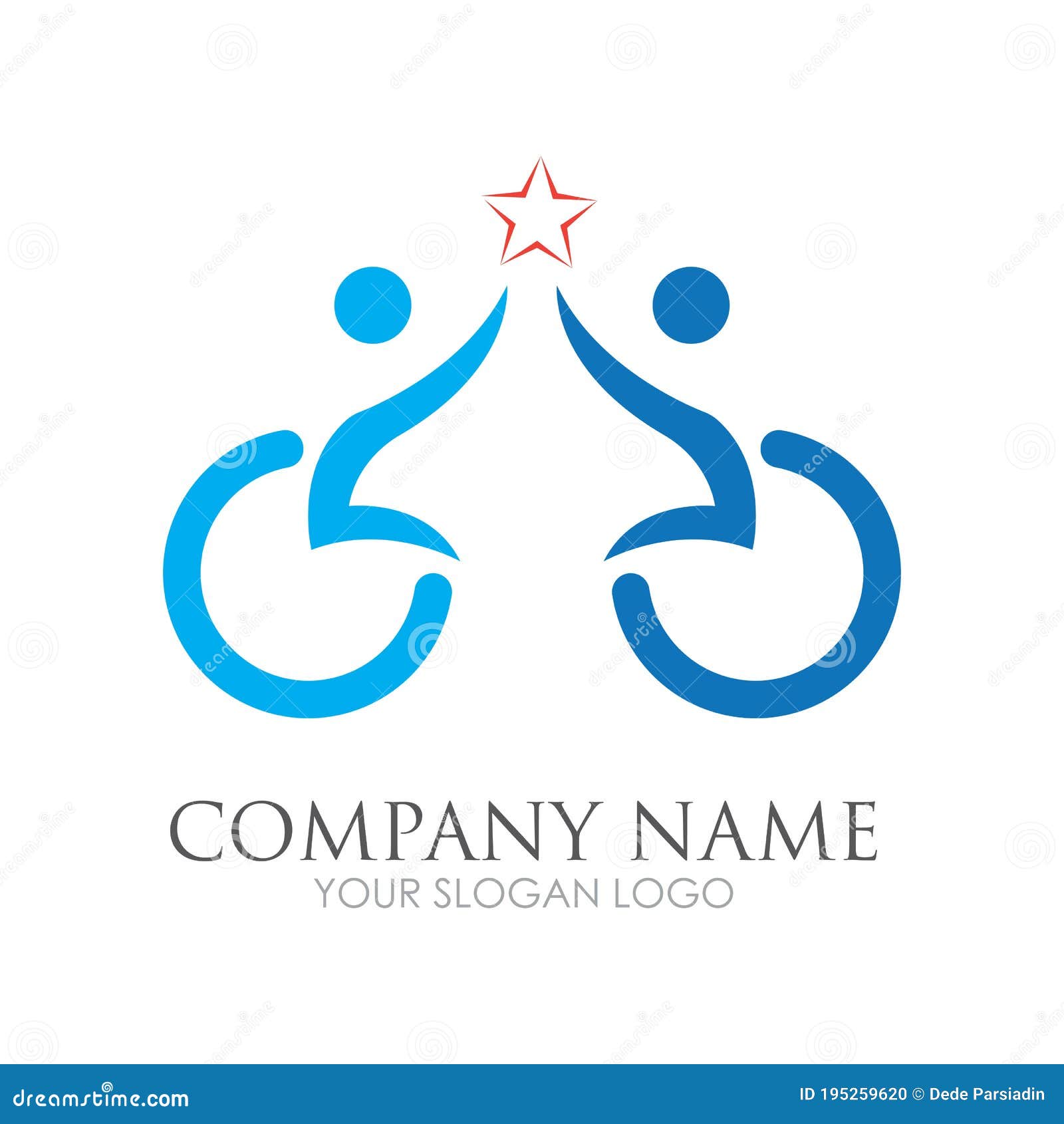 Disability Logo Vector Illustration Design Template - Vector Stock ...
