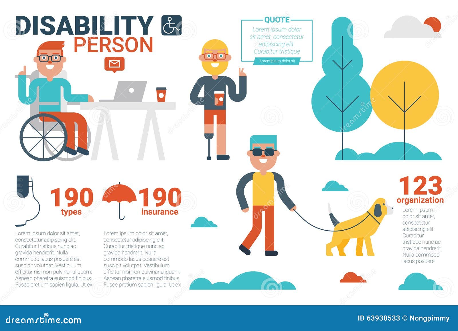 Disability person concept stock vector. Illustration of home - 63938533