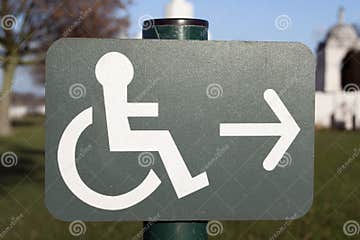 Disability sign stock photo. Image of disabled, safety - 22327430
