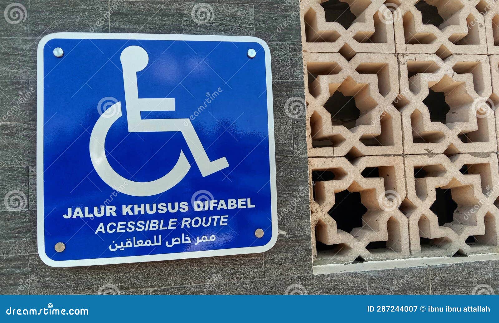 Disability Special Lane Signs Stock Image - Image of lane, disabled ...