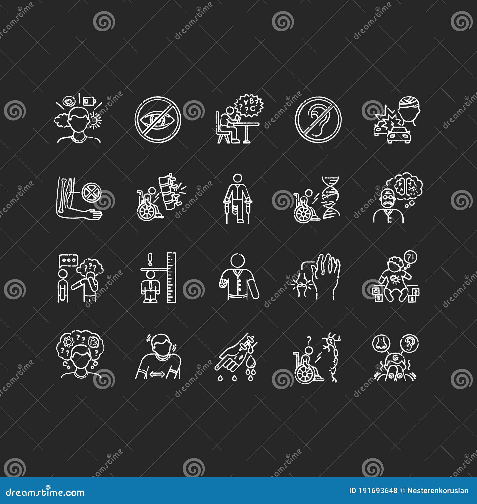 Developmental Delay Linear Icon Cartoon Vector | CartoonDealer.com ...