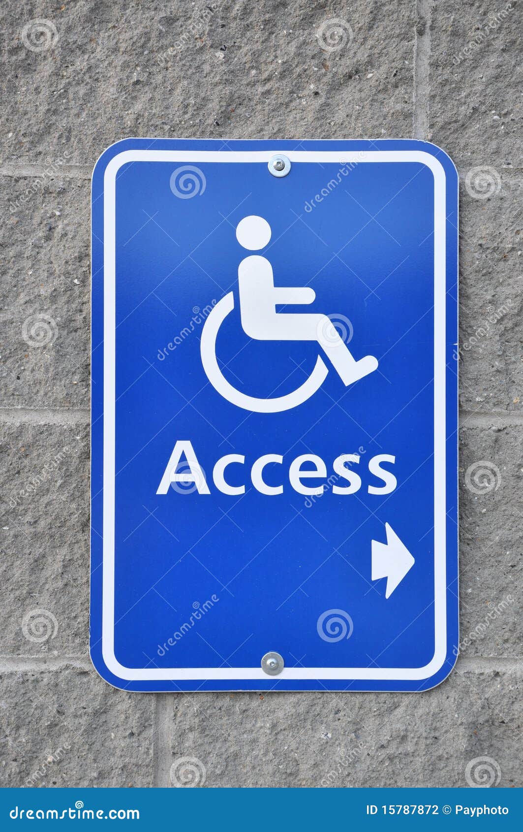 Disable access sign stock illustration. Illustration of transport ...