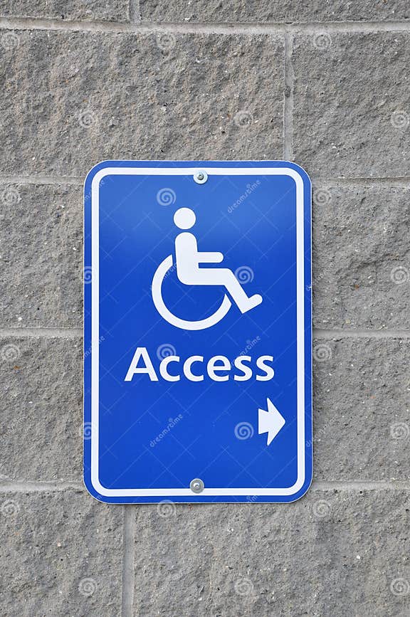 Disable access sign stock photo. Image of transportation - 15934098