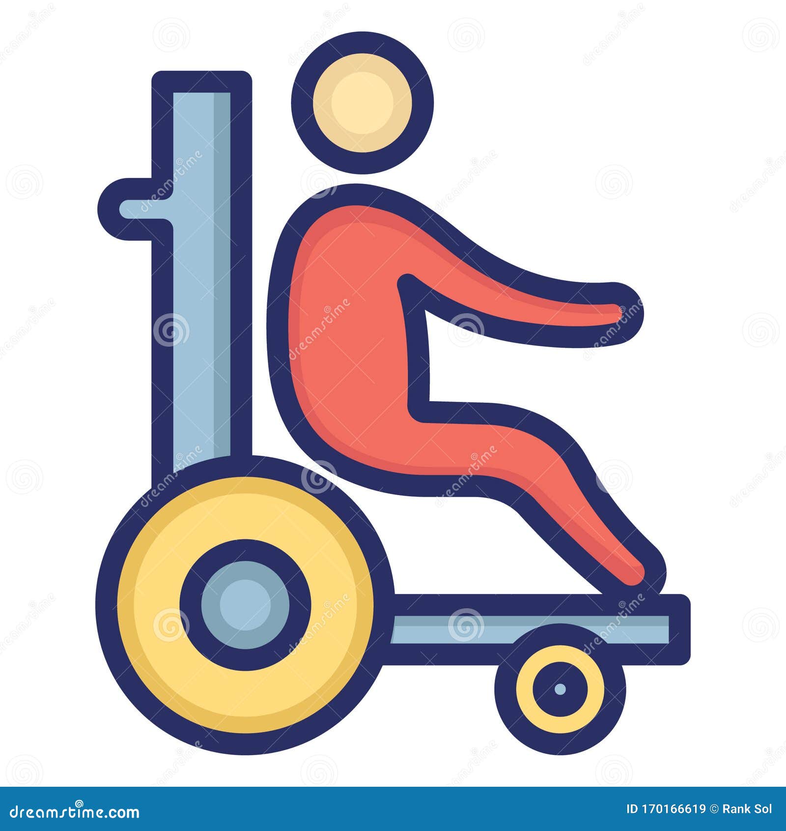 Disable, Handicap Isolated Vector Icon Which Can Easily Modify or Edit ...