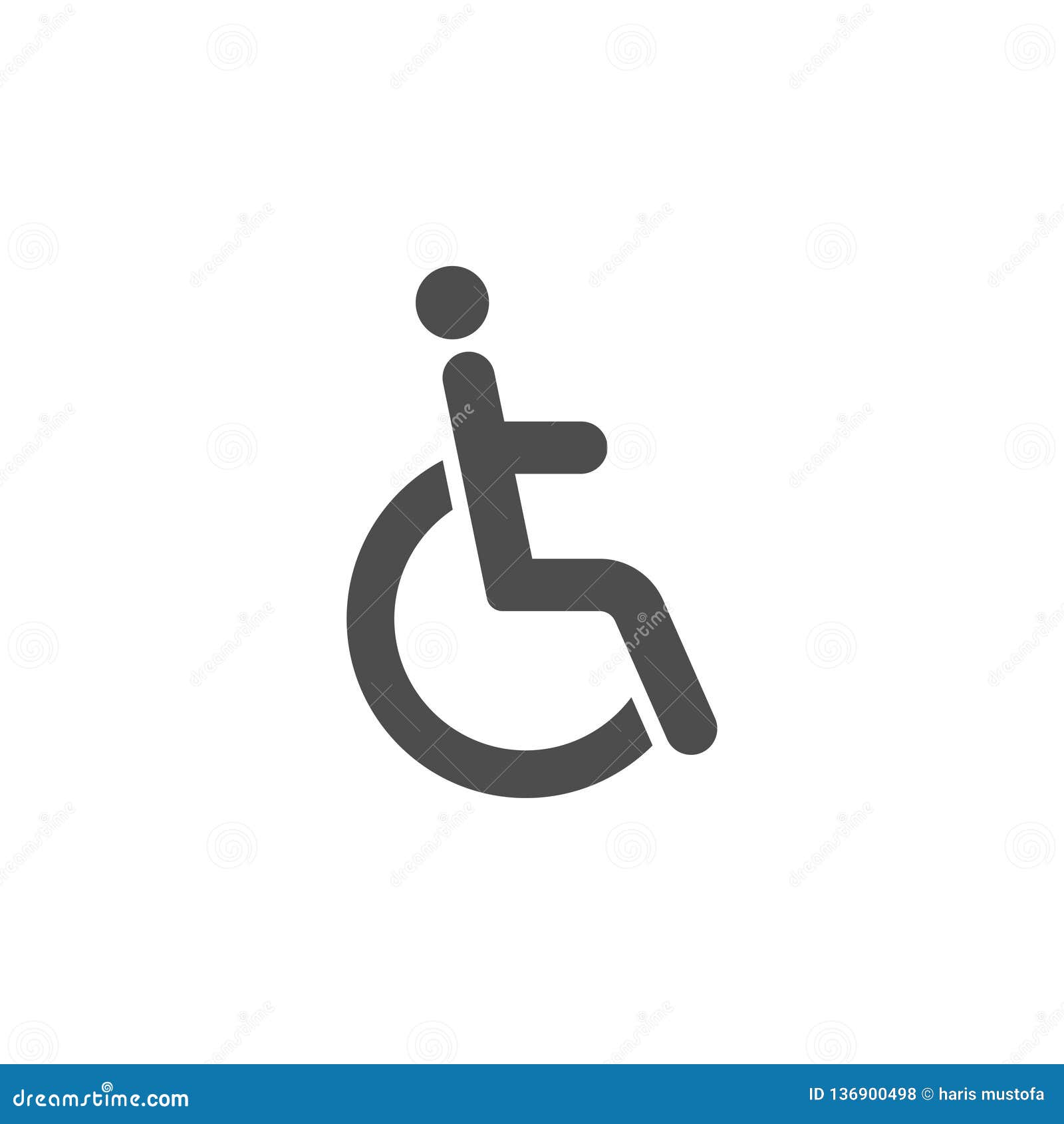 Disable Icon Graphic Design Template Vector Stock Vector - Illustration ...