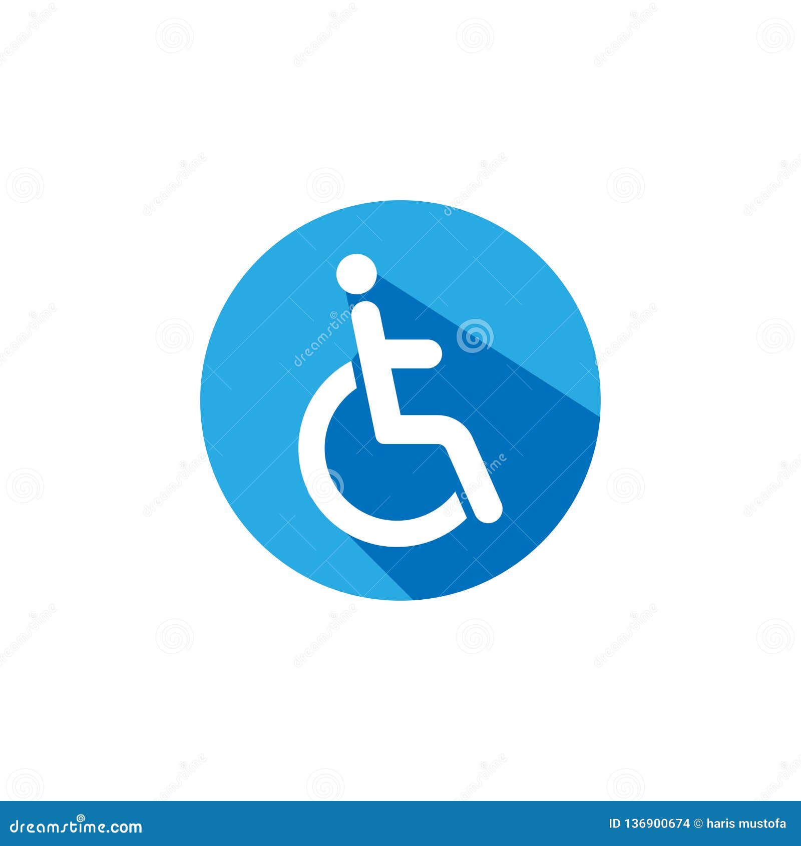 Disable Icon Graphic Design Template Vector Stock Vector - Illustration ...