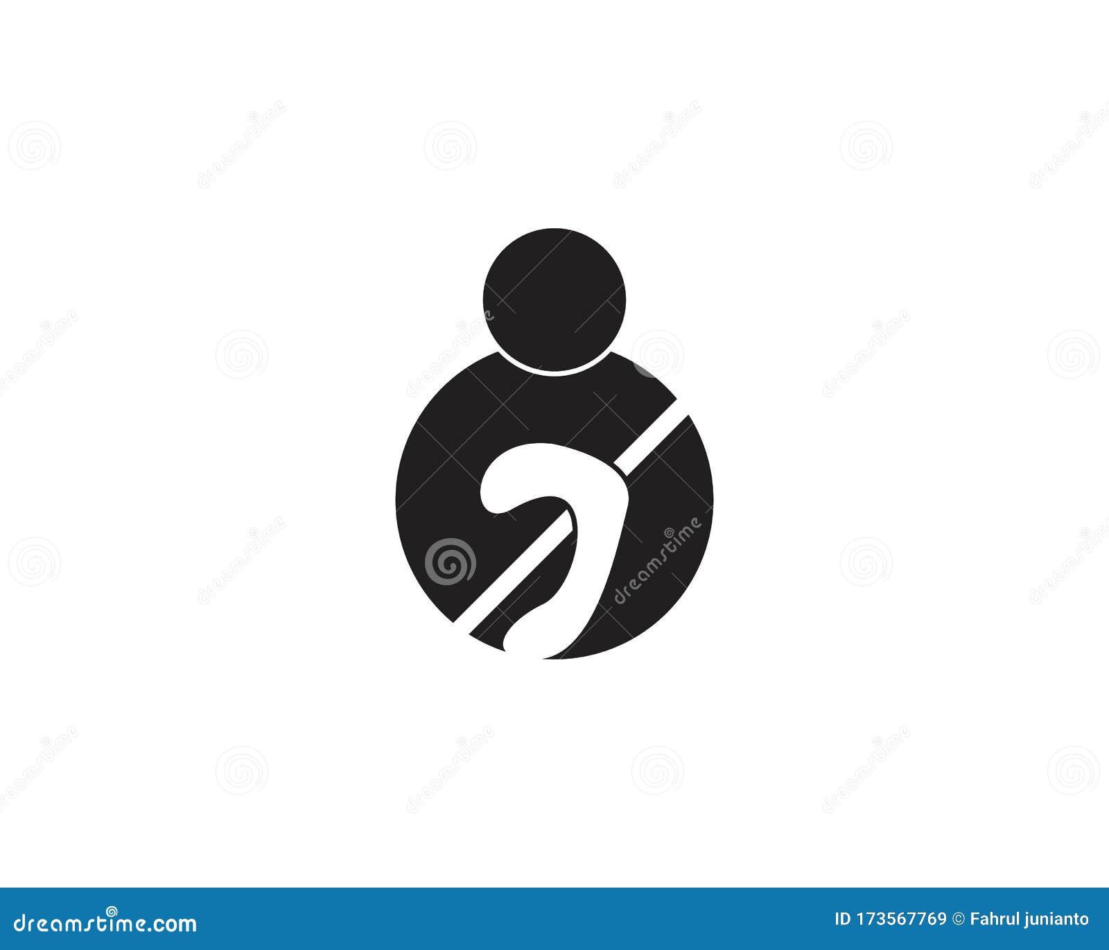 Disable Icon and Symbol Logo Template Vector Stock Illustration ...