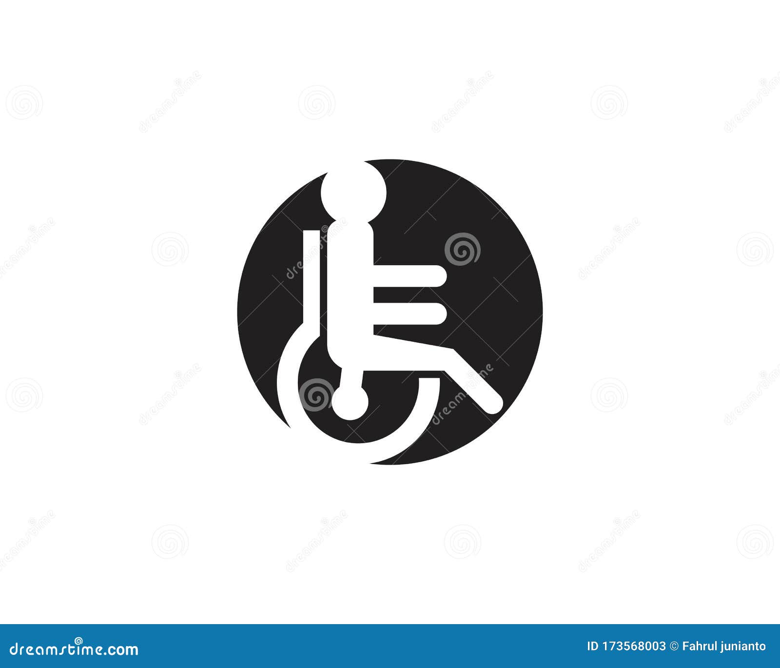 Disable Icon and Symbol Logo Template Vector Stock Illustration ...