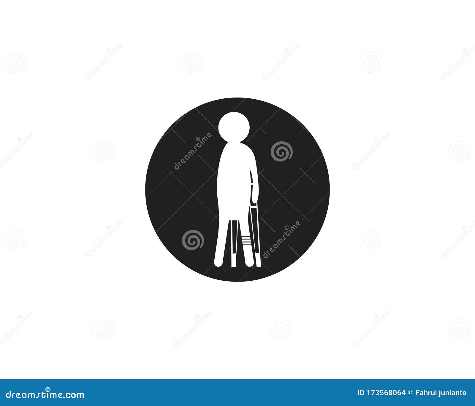 Disable Icon and Symbol Logo Template Vector Stock Illustration ...