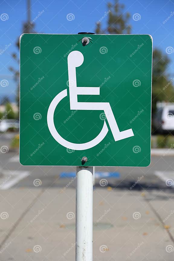 Disable parking sign stock image. Image of used, ruined - 32525741