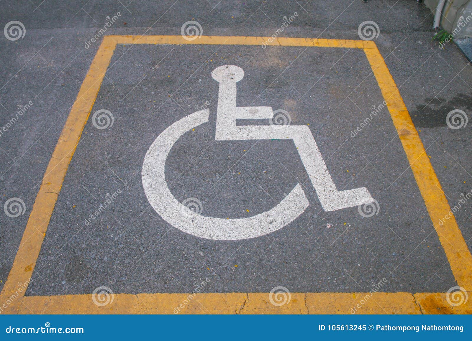 Disable Parking Sign Stock Image | CartoonDealer.com #32981875