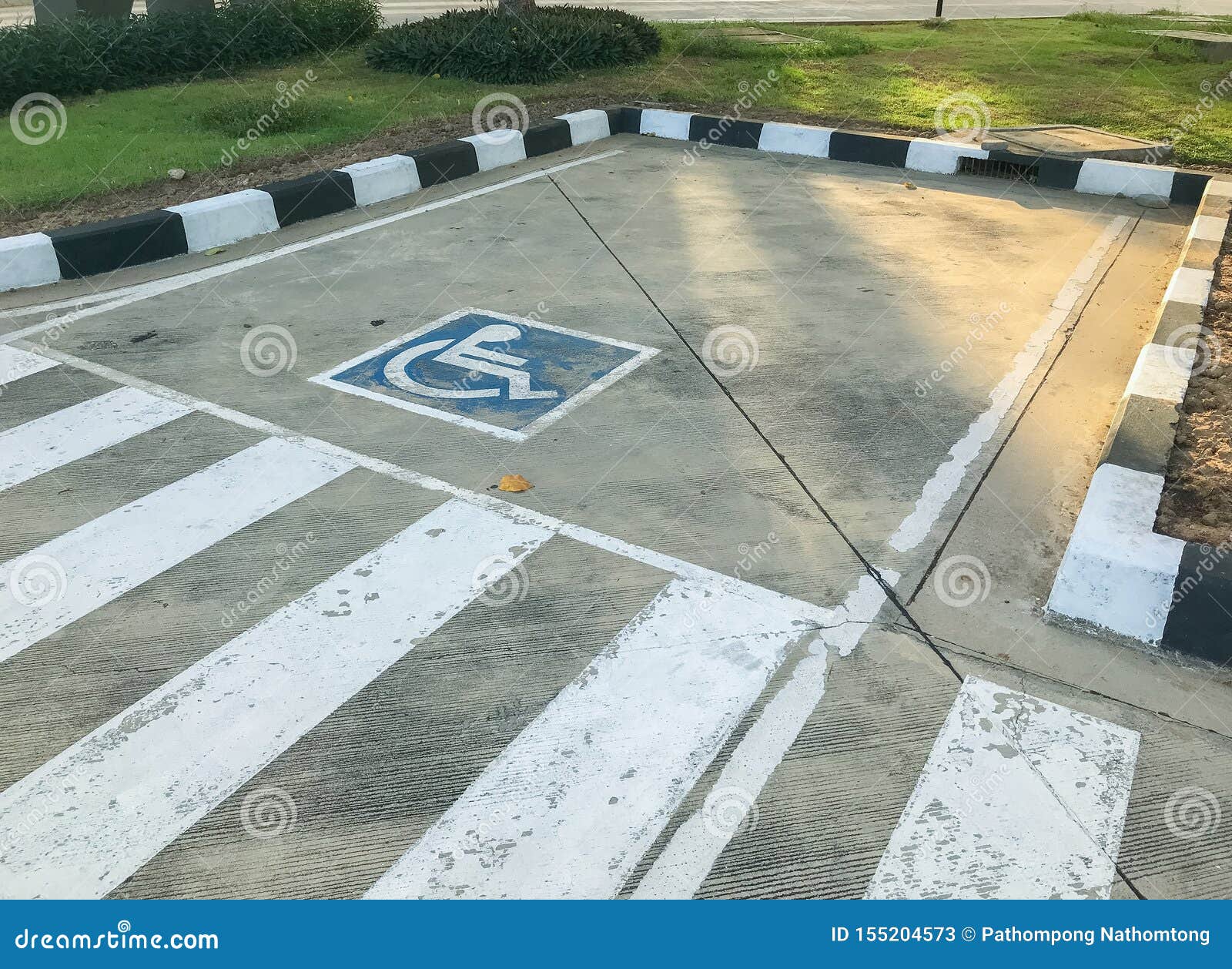 Disable People Sign at Parking Lot Stock Image - Image of disabled ...