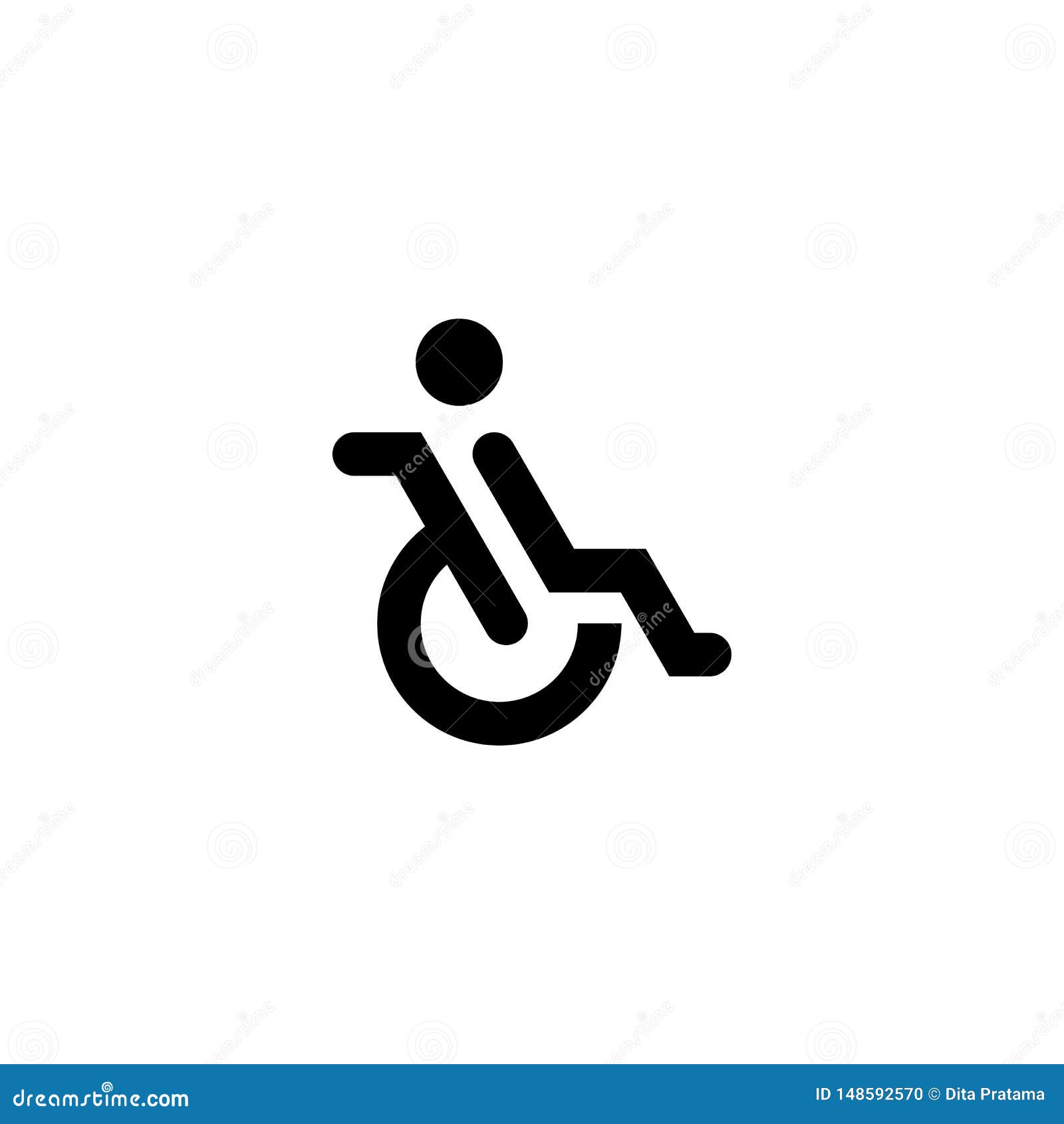 Disable people sign icon. stock illustration. Illustration of ...
