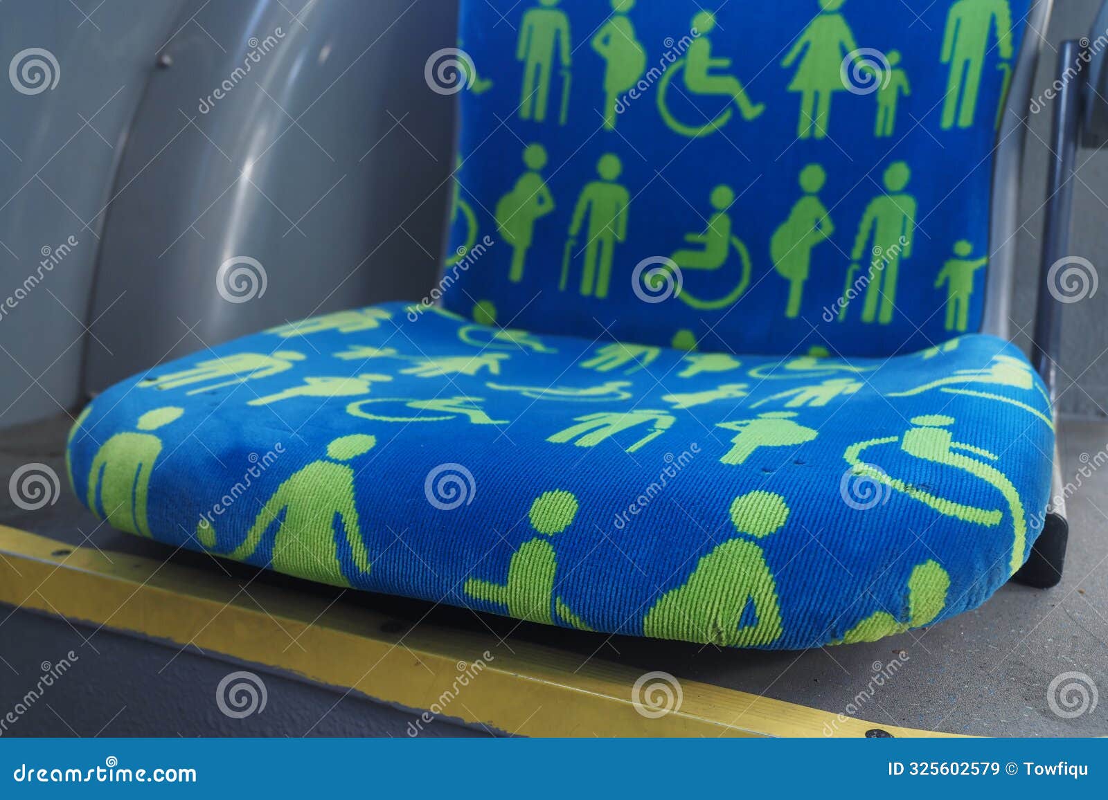 Disable Priority Sit in a Public Bus , Stock Image - Image of chair ...