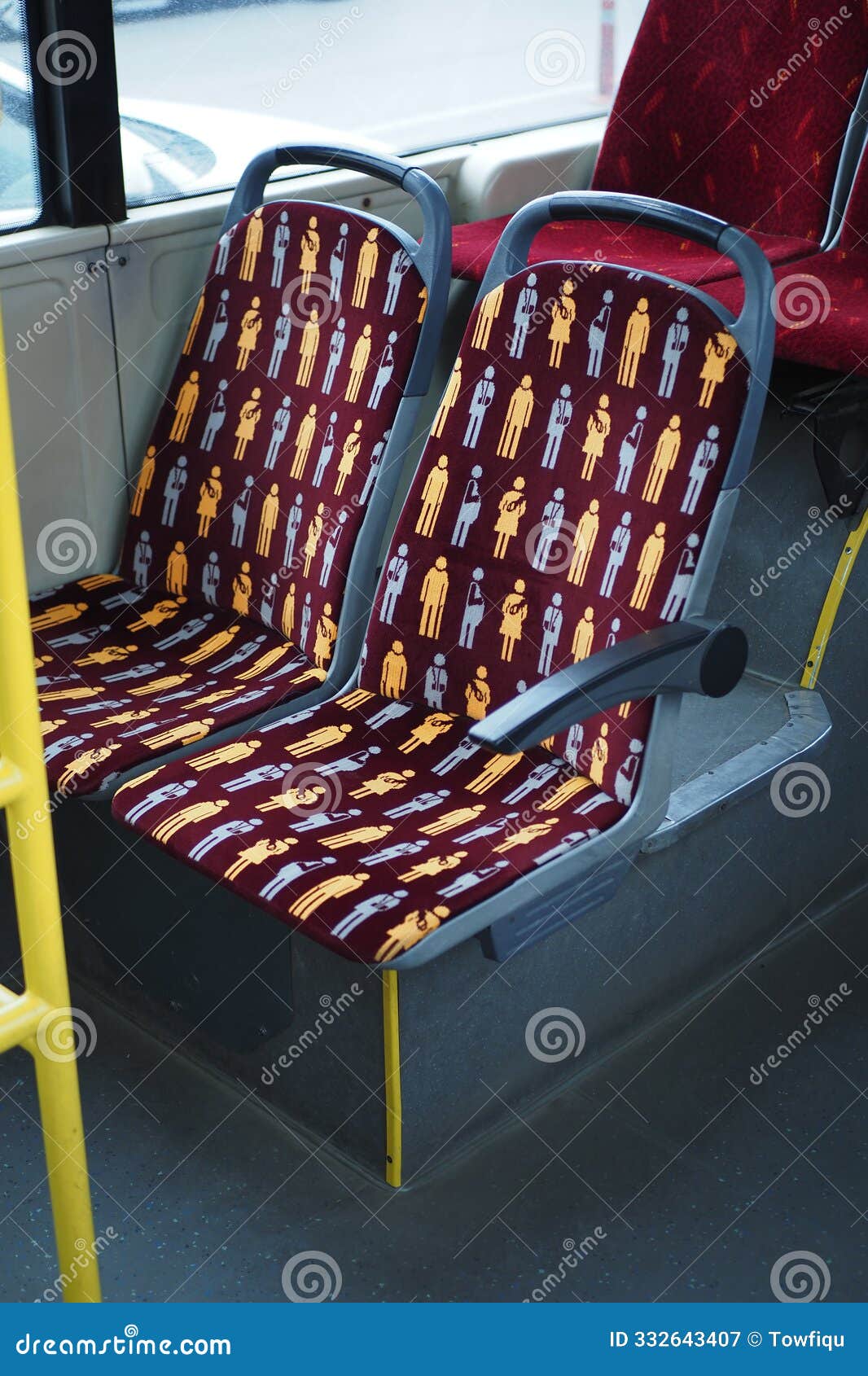 Disable Priority Sit in a Public Bus , Stock Image - Image of wheel ...