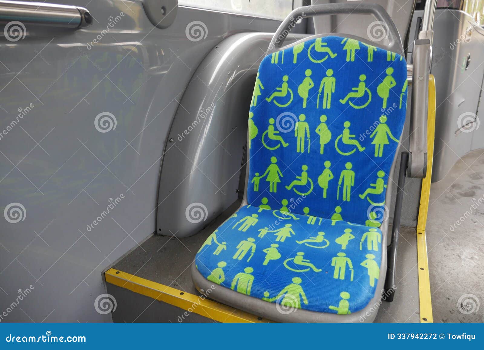 Disable Priority Sit in a Public Bus , Stock Photo - Image of passenger ...