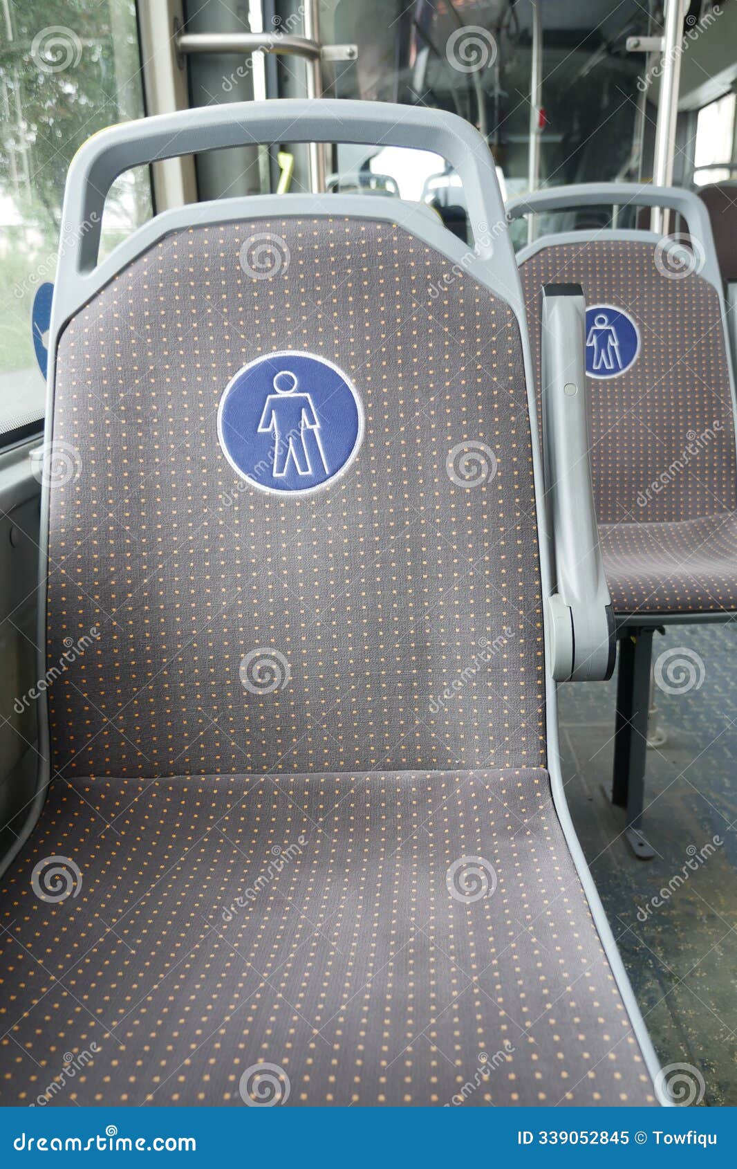Disable Priority Sit in a Public Bus , Stock Image - Image of service ...