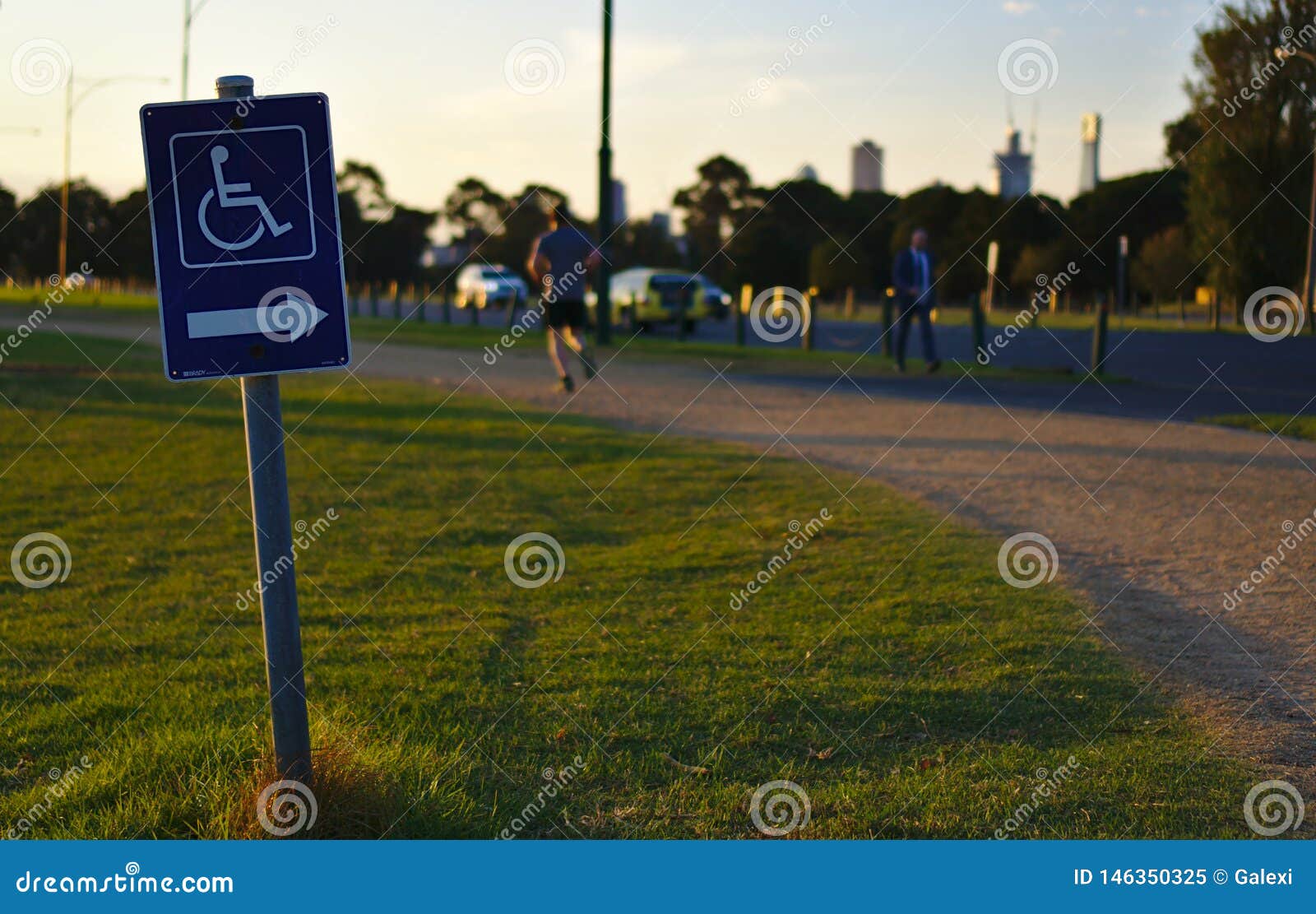 Disable Sign in Blue Rectangle Shape Stock Image - Image of desert ...
