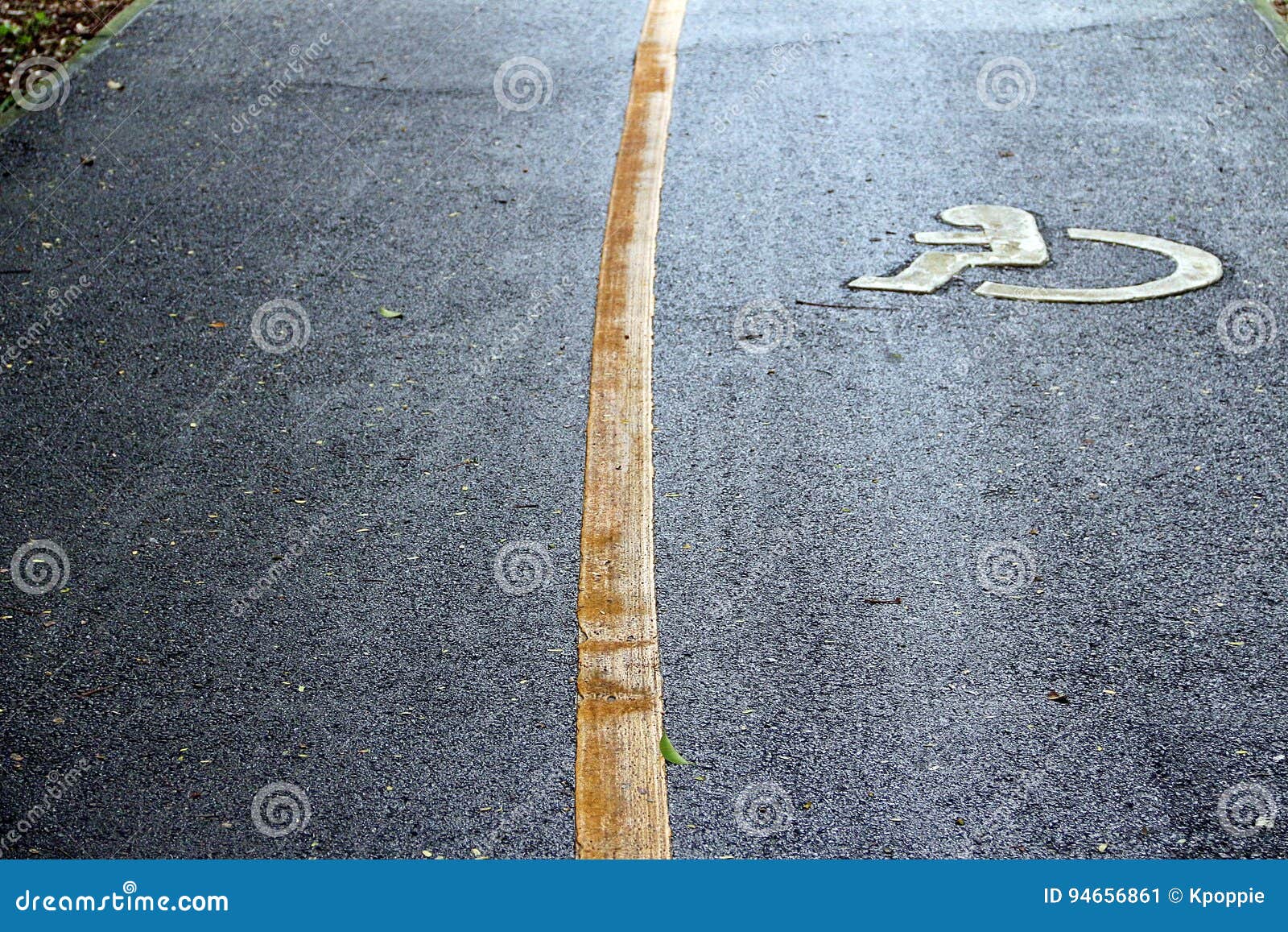 Disable sign on the road stock image. Image of care, reserved - 94656861