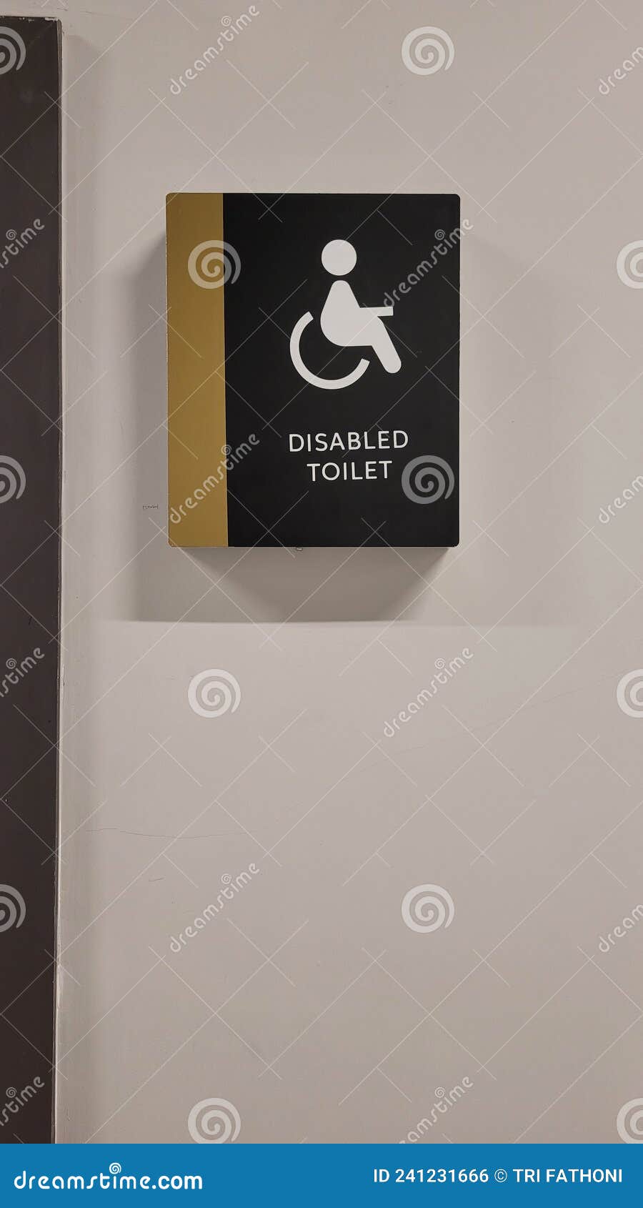 Toilet Sing For Man And Female On White Table In Nature Royalty-Free ...