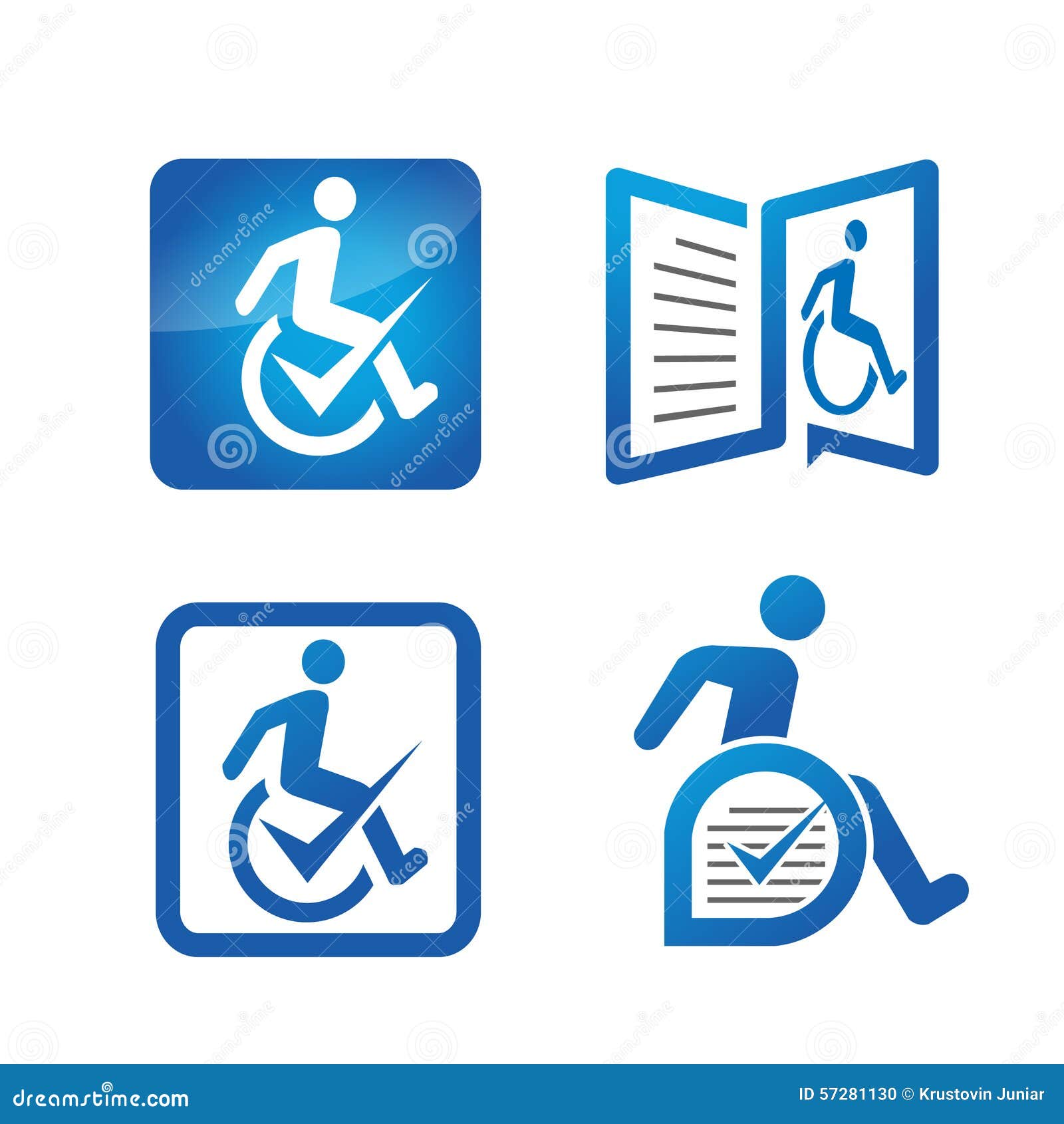 Disable Care Logo Vector Illustration | CartoonDealer.com #43732518