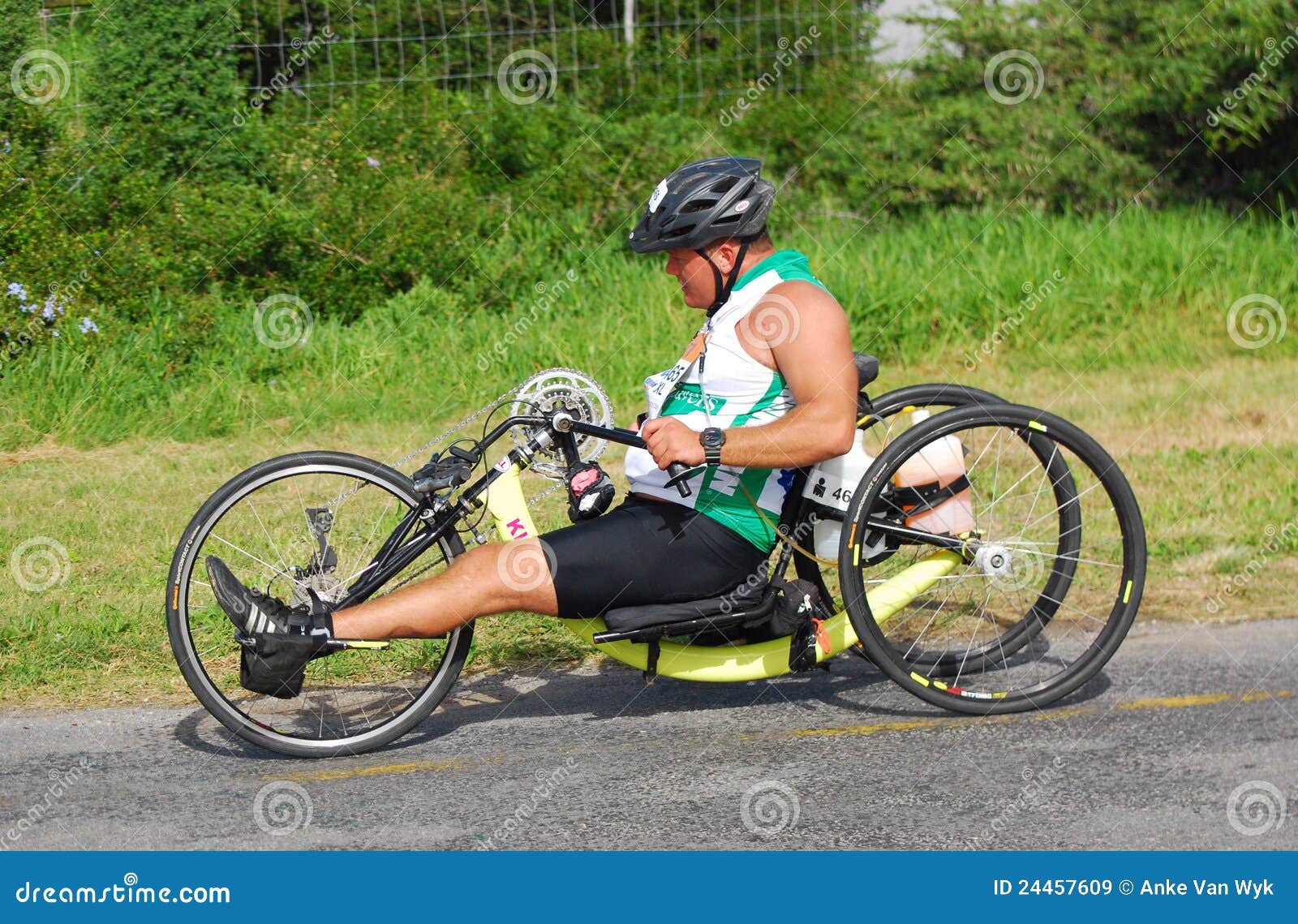 Disabled Athlete at Ironman Editorial Stock Image - Image of amateur ...