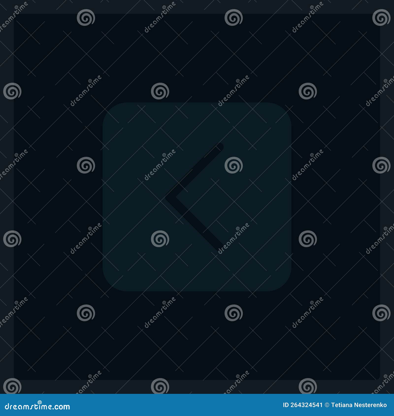 Disabled Back Direction Ui Element Template Stock Vector Illustration Of Statistics Undo