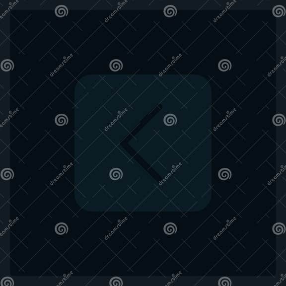 Disabled Back Direction UI Element Template Stock Vector - Illustration of statistics, undo ...