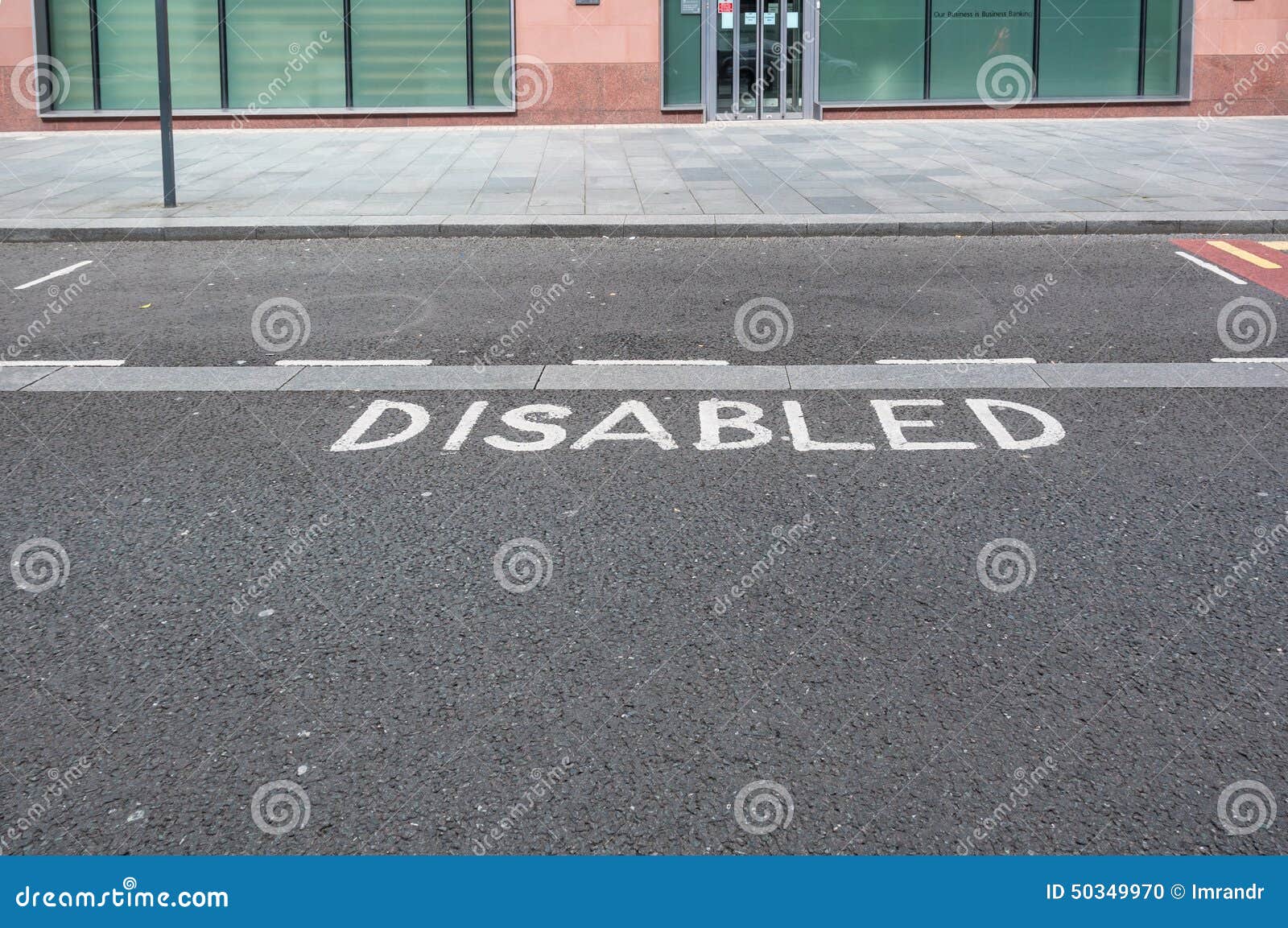 Disabled Car Parking Space, UK Stock Photo - Image of place, icon: 50349970