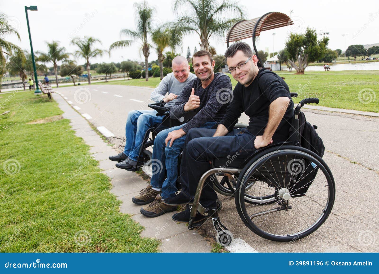 Disabled friends stock photo. Image of culture, expressing - 39891196