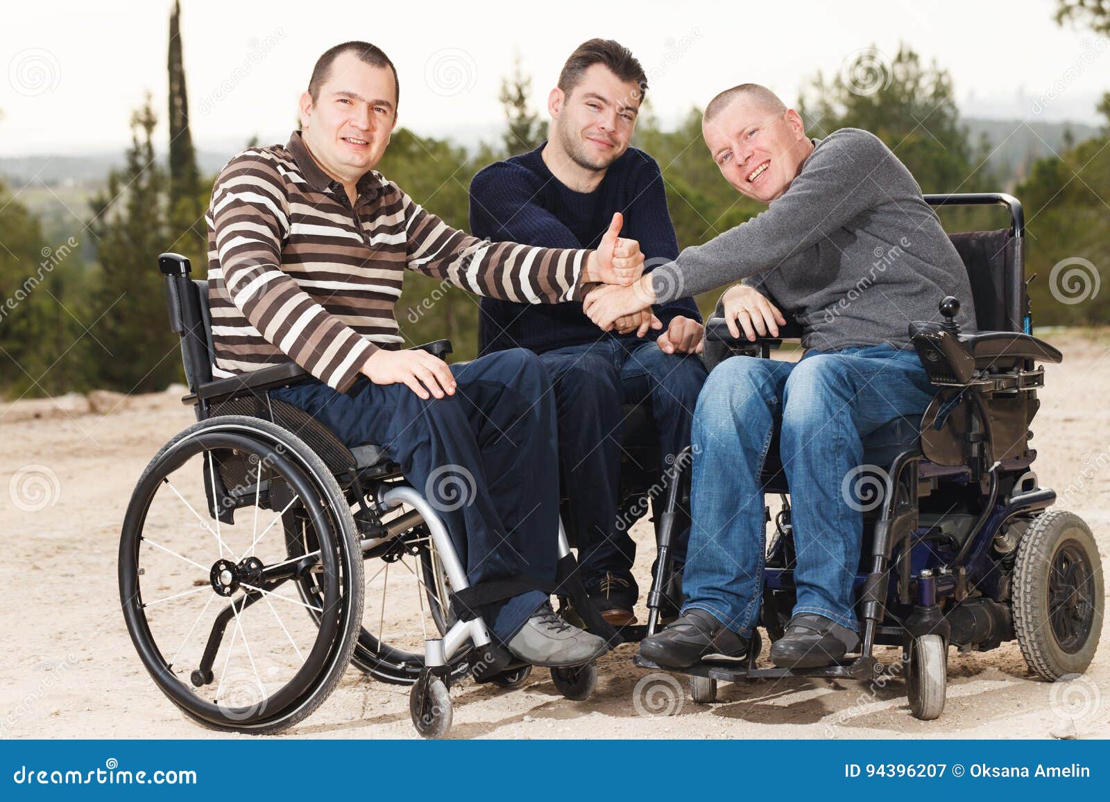 Disabled friends. stock image. Image of concepts, healthcare - 94396207