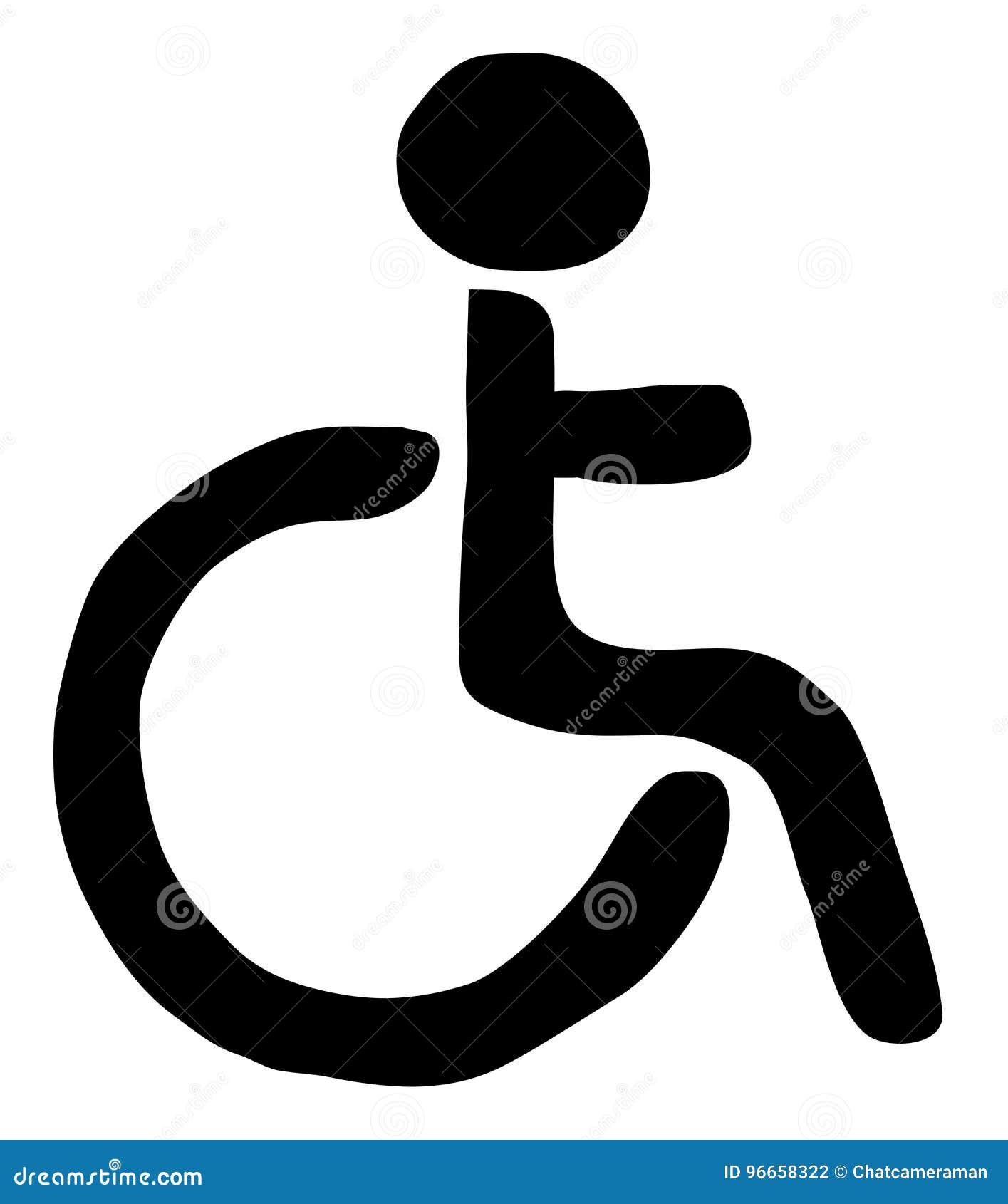 Disabled Icon Vector Sign And Symbol Isolated On White Background ...