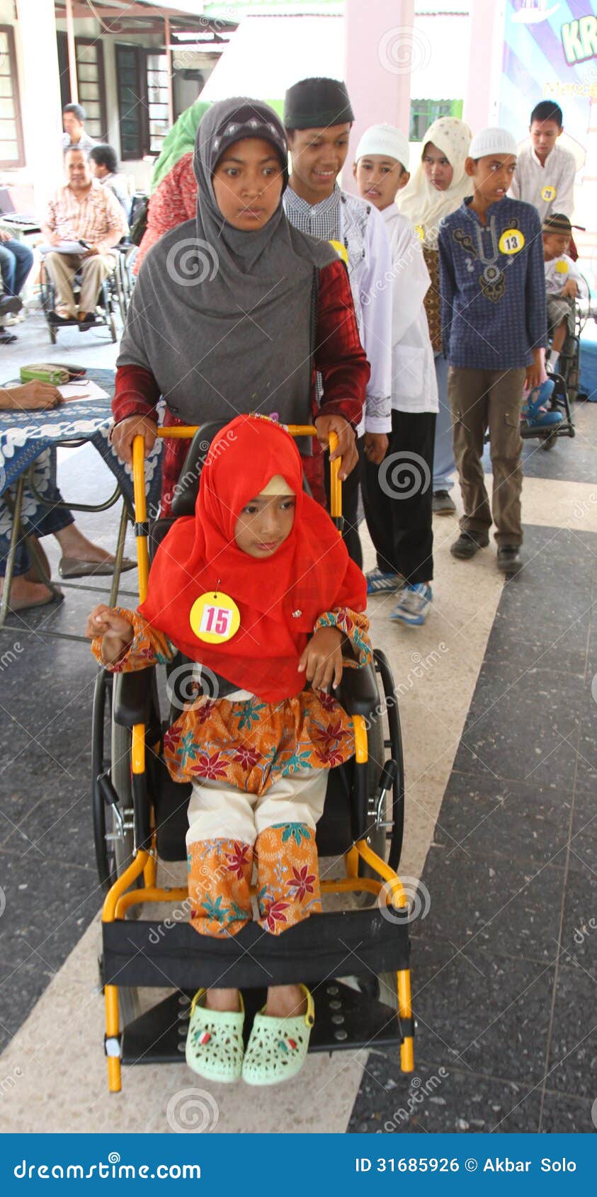 Disabled Kids Classroom, School Boy On Wheelchair And Down Syndrome ...