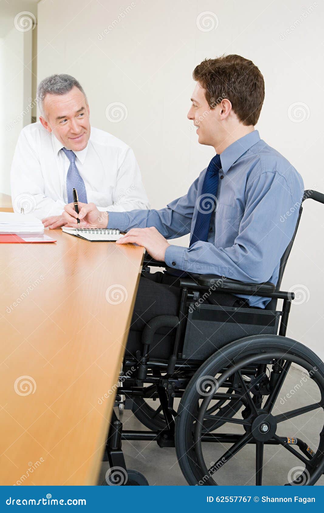 Disabled Male Office Worker Stock Image - Image of independence ...