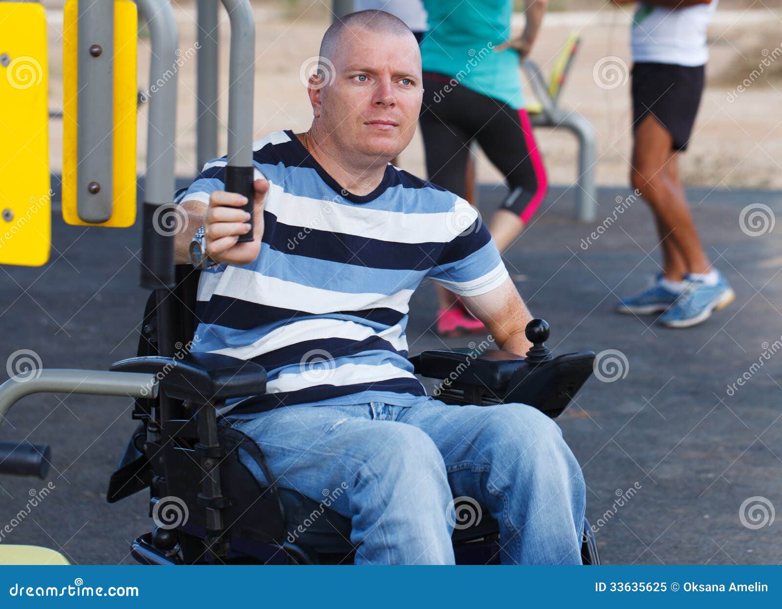 Disabled Male stock image. Image of impairment, cheerful - 33635625