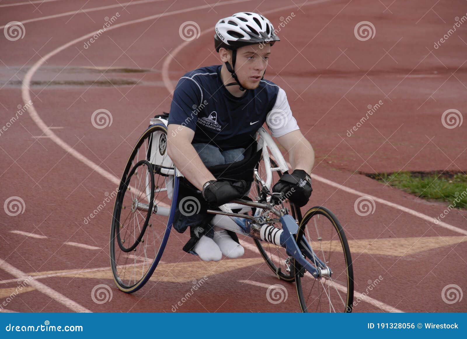 Disabled Man Competing in a Bicycle Race Editorial Photo - Image of ...