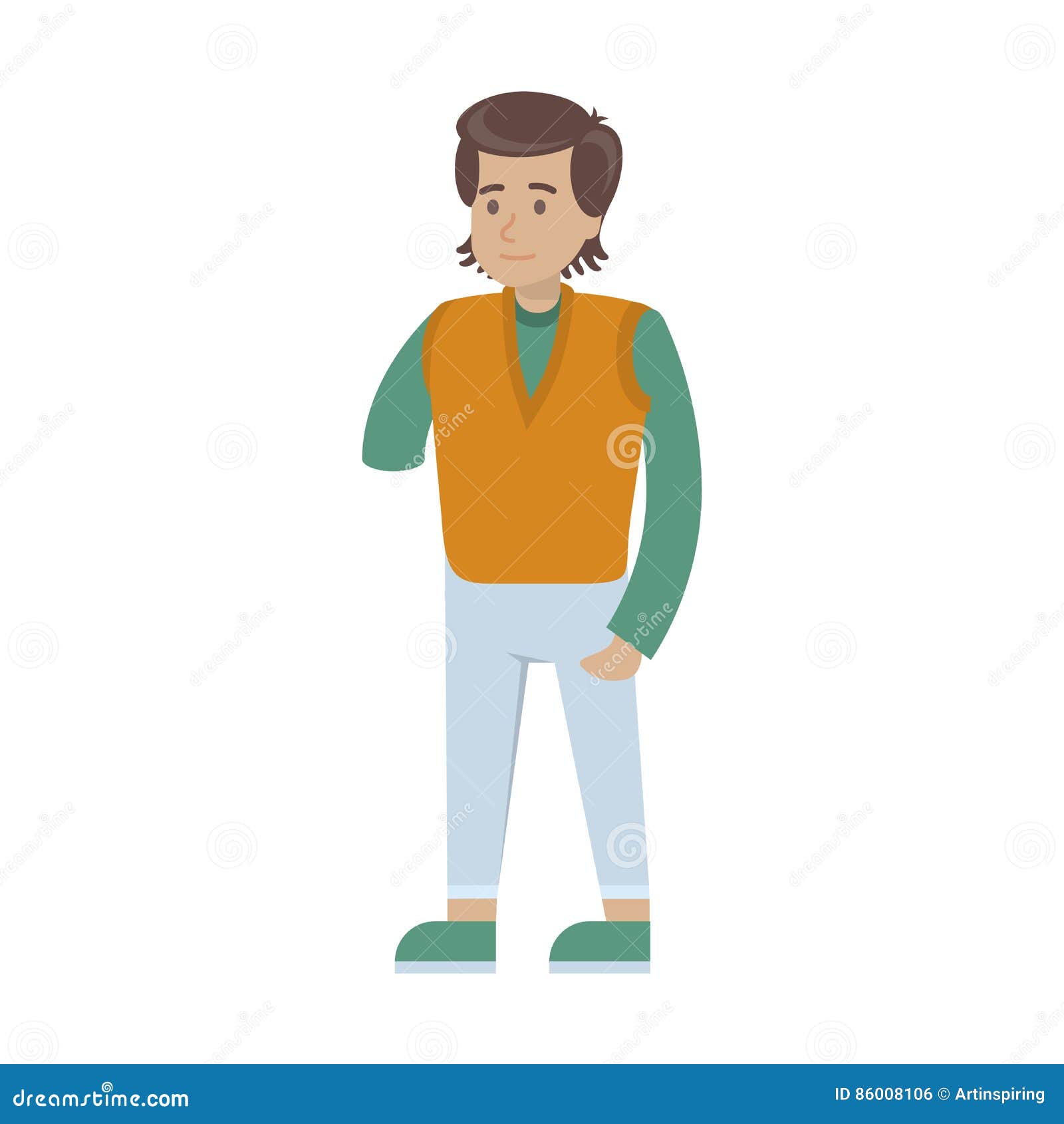 Disabled man. stock vector. Illustration of medical, persons - 86008106