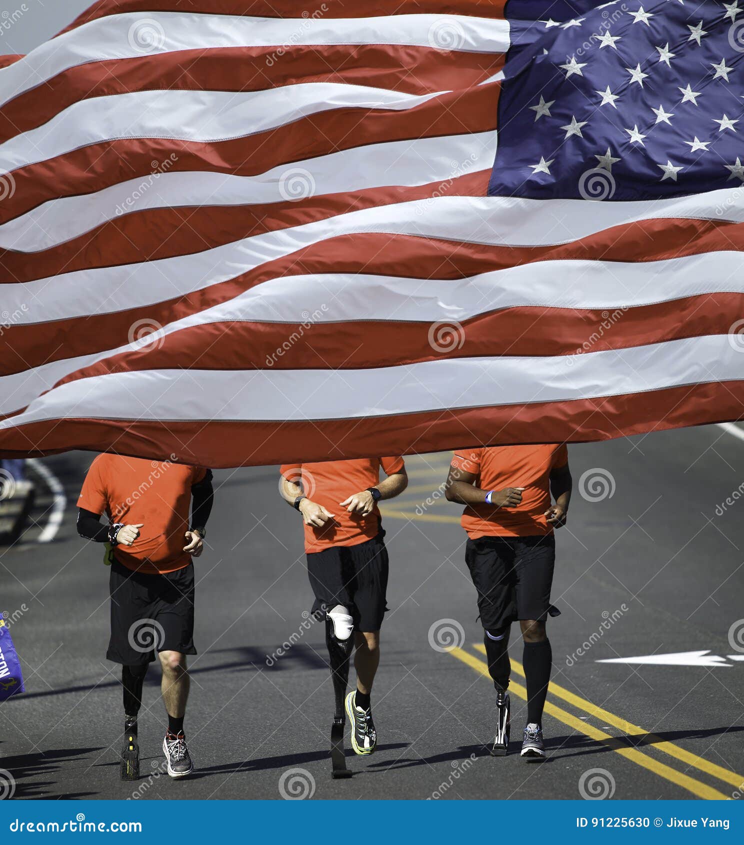 Disabled Marathon Runners stock photo. Image of disability - 91225630