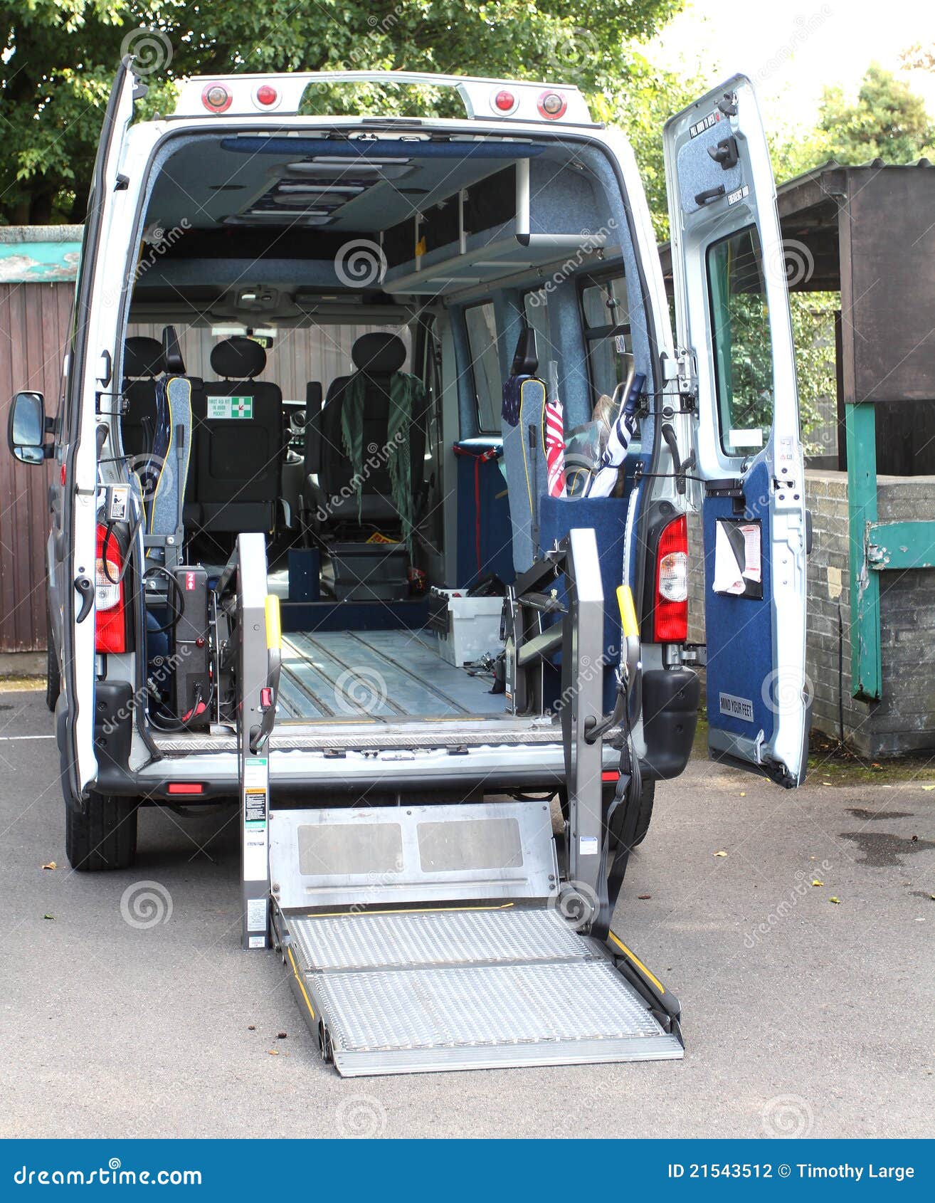Disabled Mobility Ambulance Stock Photo - Image of doors, ambulance ...